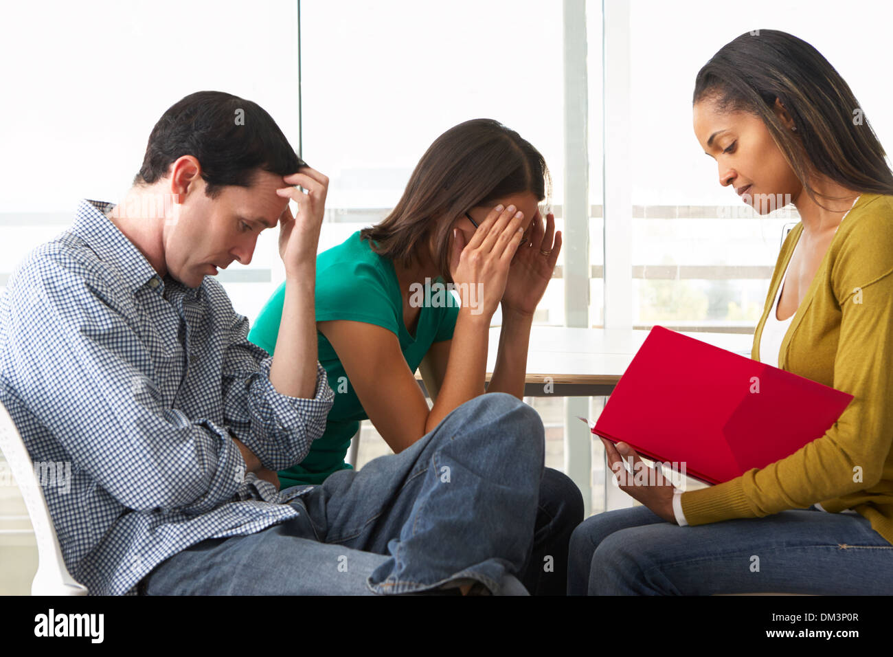Couple Having Relationship Counselling Stock Photo - Alamy