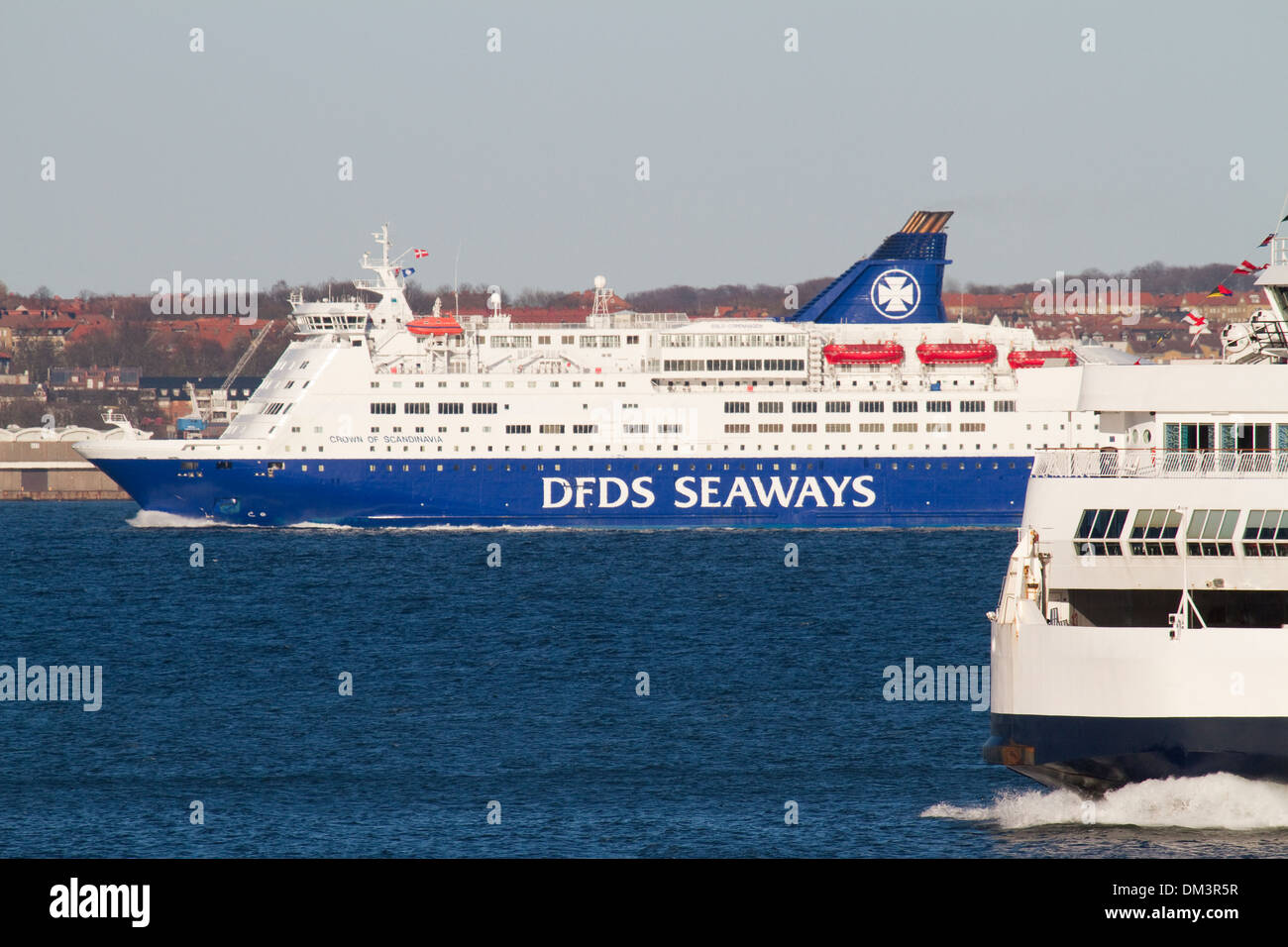 Ferry traffic at Øresund Stock Photo - Alamy