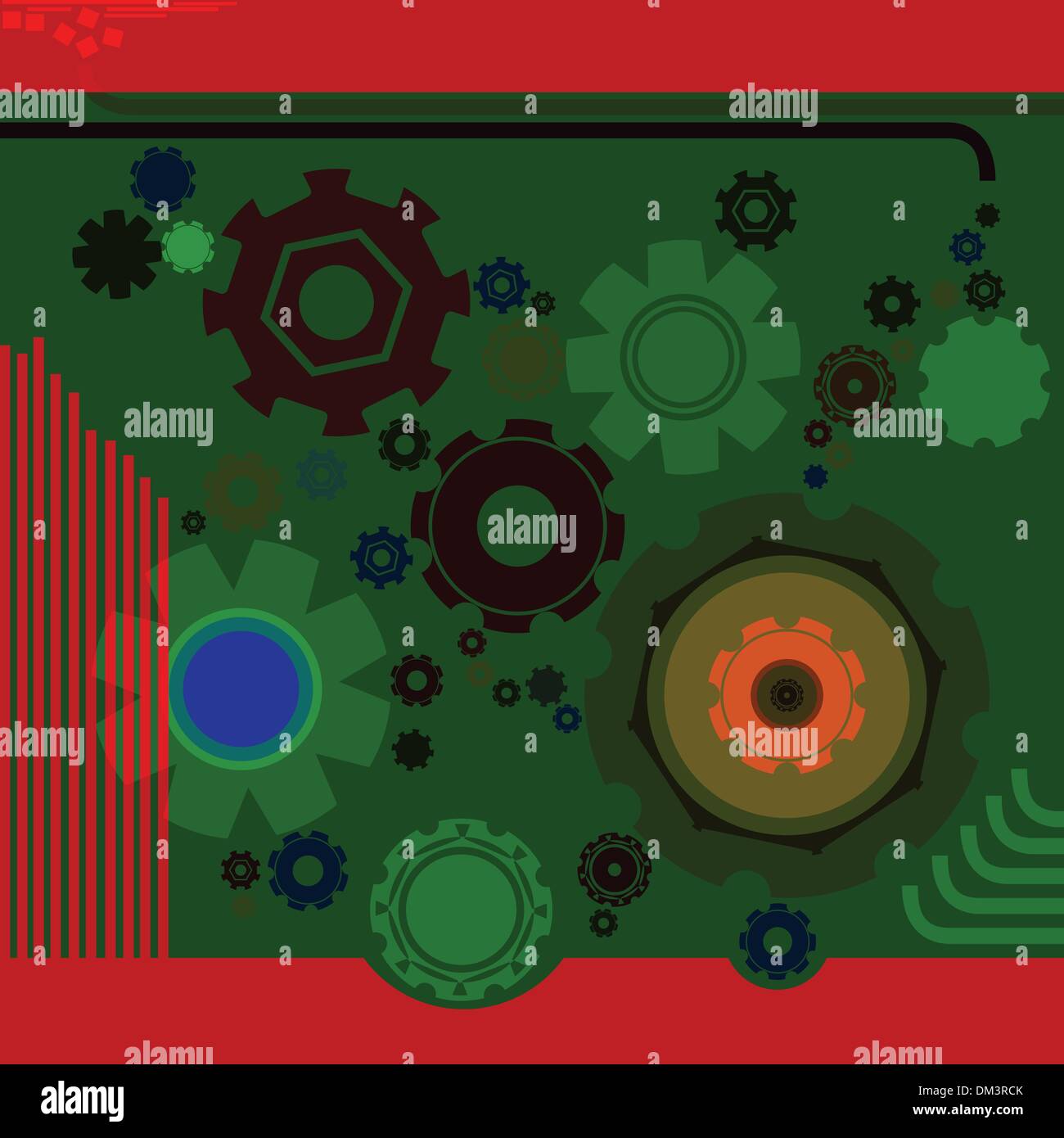 Background with gears Stock Vector Image & Art - Alamy