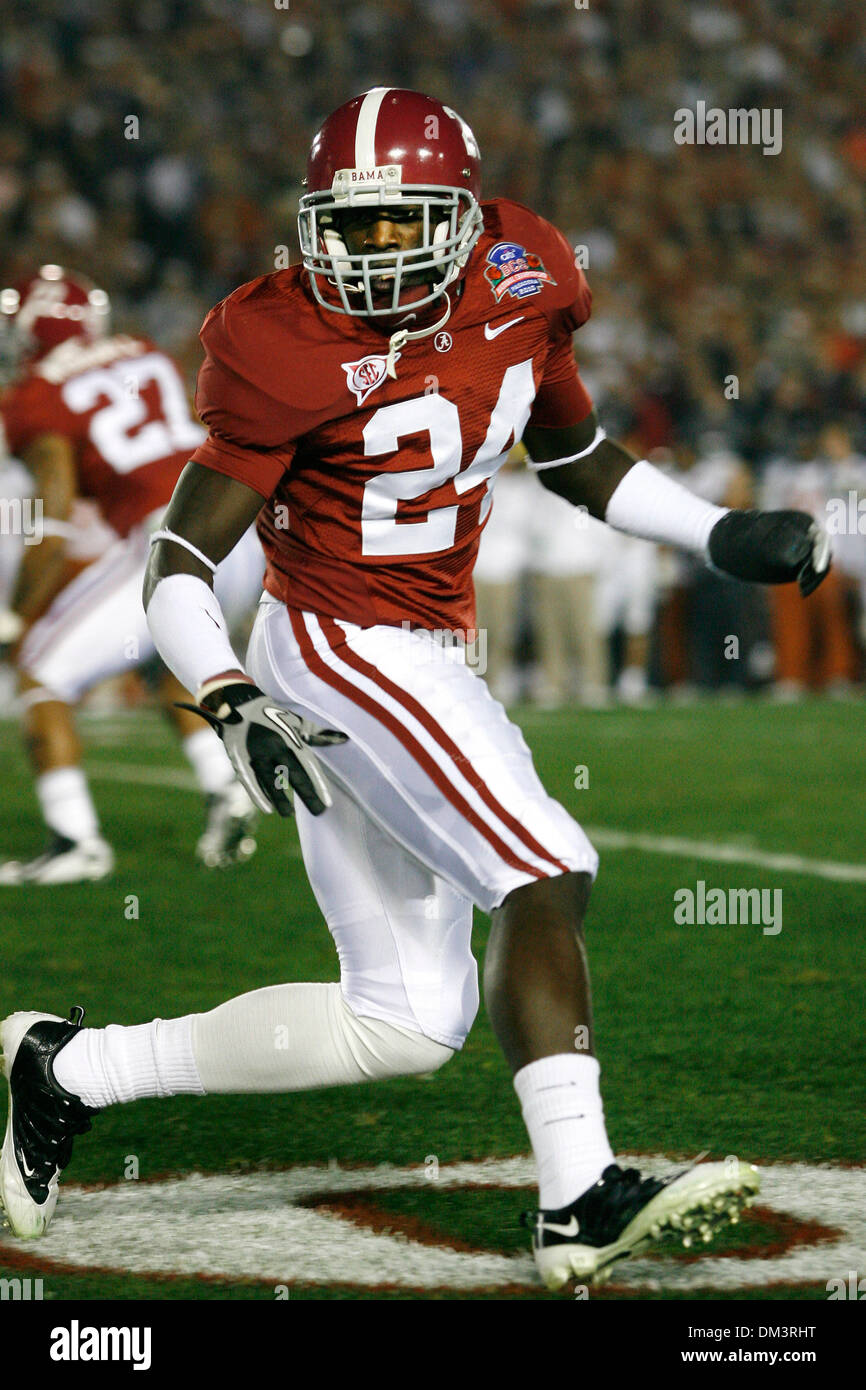 Alabama defensive back Marquise Johnson during the 2010 BCS National ...