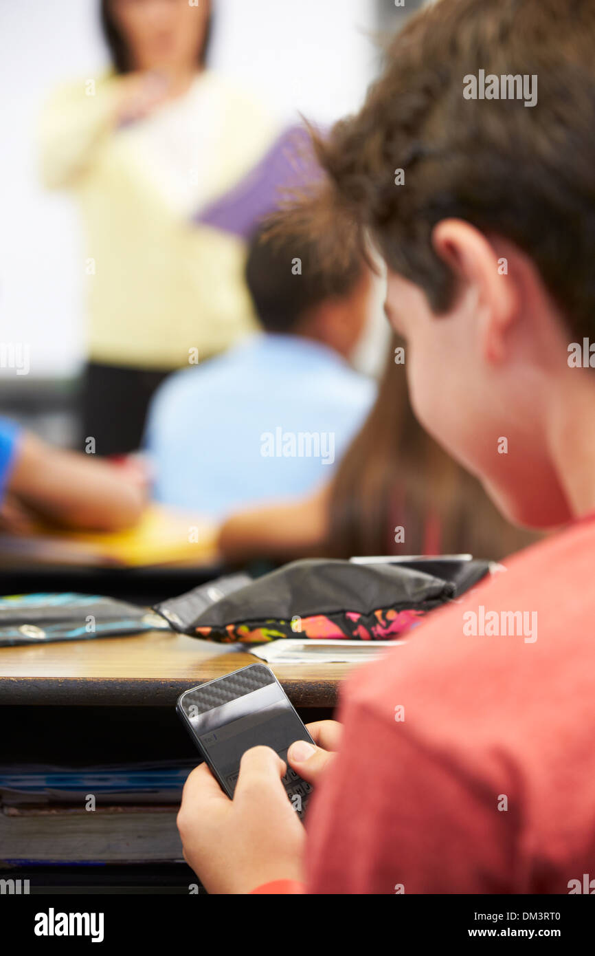 Cell Phone School Classroom High Resolution Stock Photography and ...