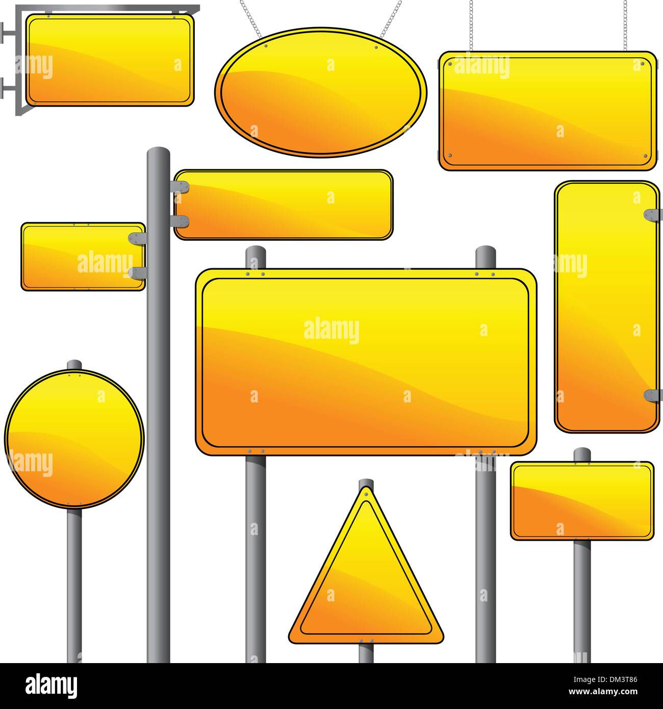 Transportation direction signage Stock Vector Images - Alamy