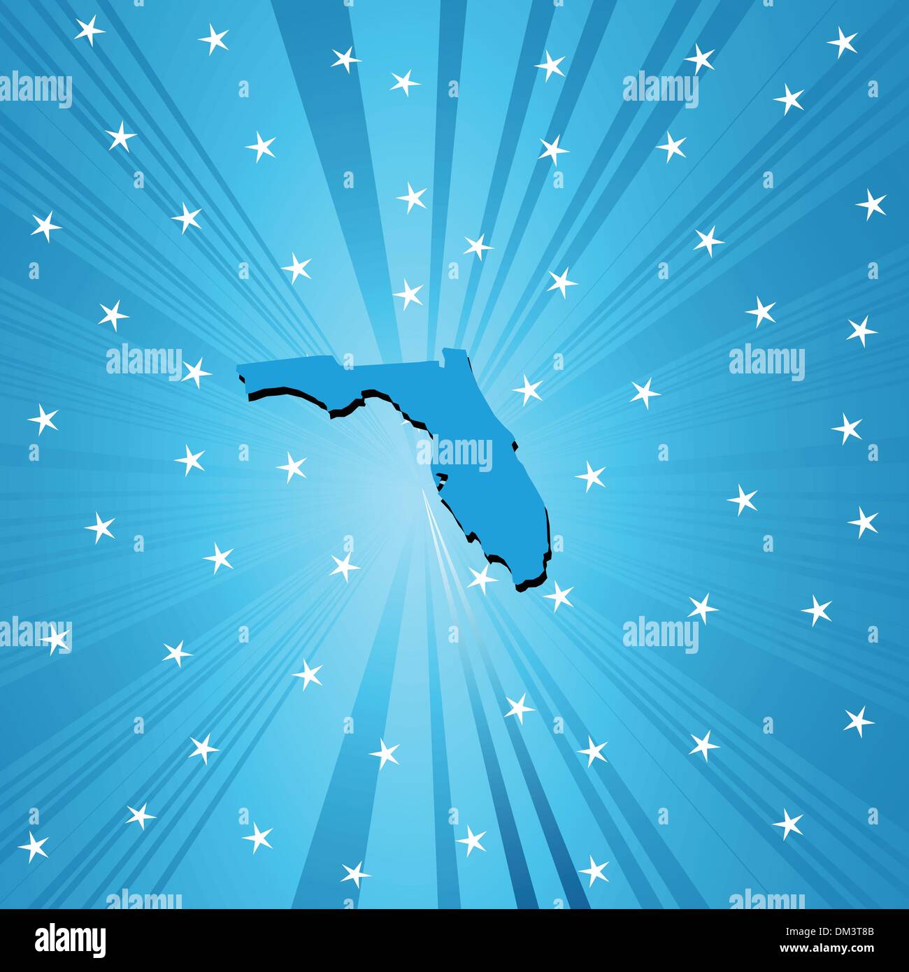 Florida topography map hi-res stock photography and images - Alamy