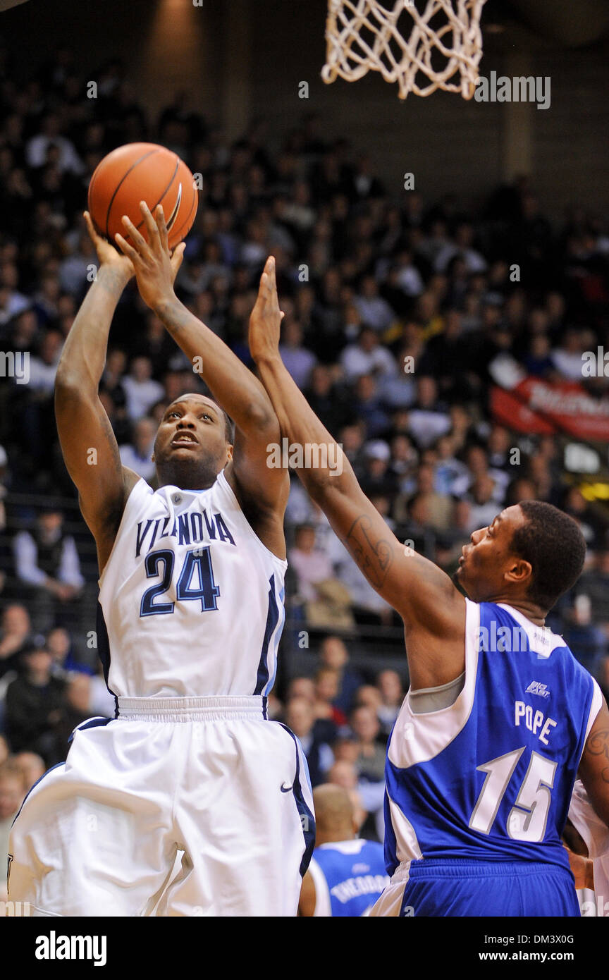 Villanova guard Corey Stokes #24 shoots while being guarded by Seton ...