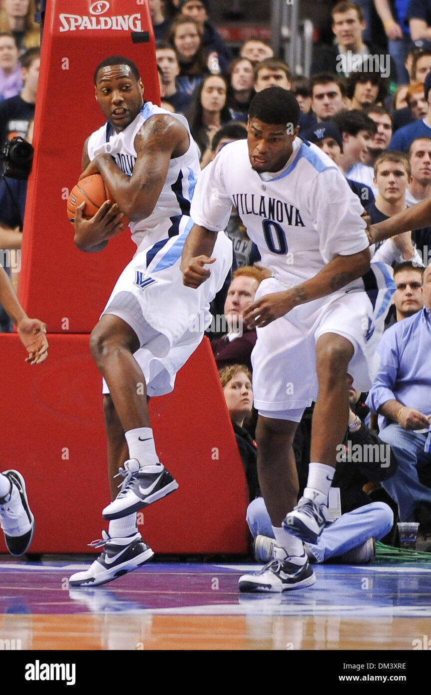 Villanova guard Corey Stokes #24 comes down with the rebound during ...