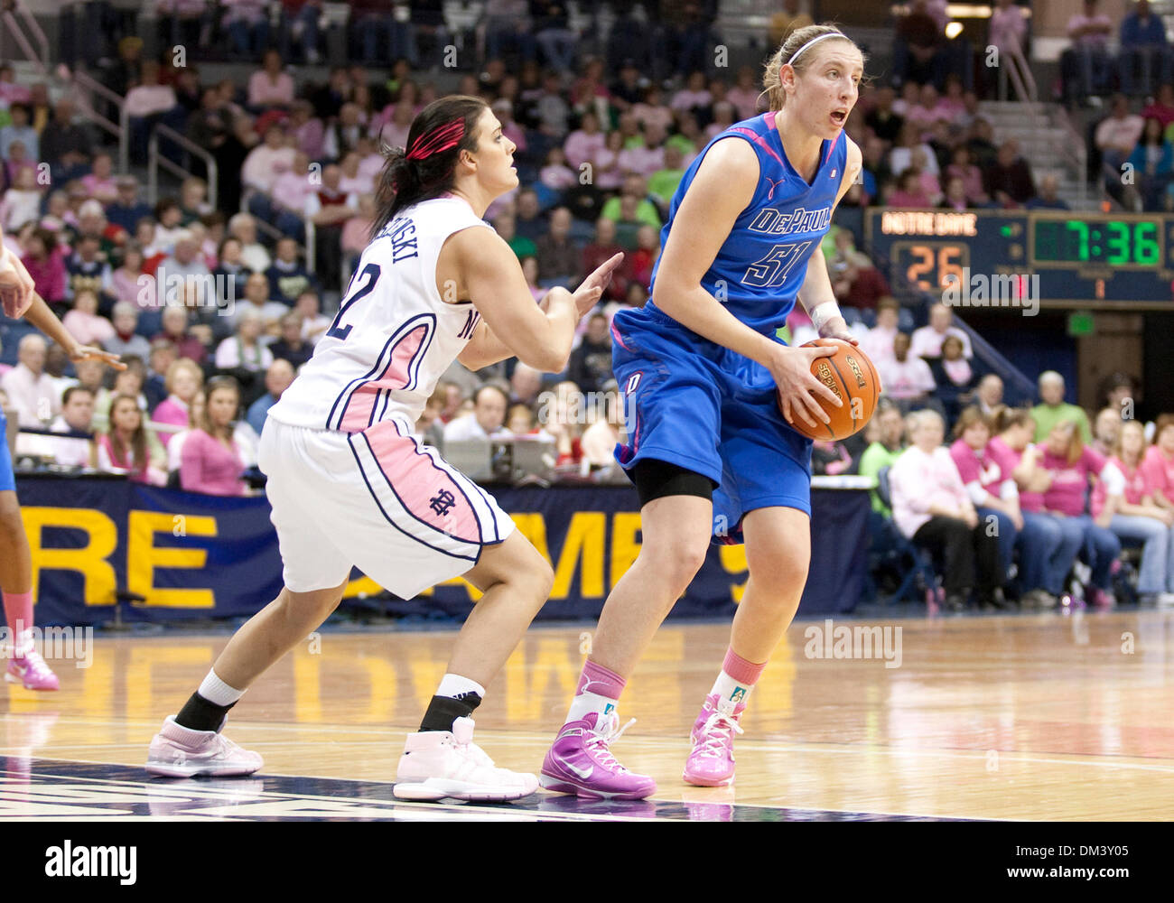 Notre dame forward becca bruszewski hi-res stock photography and images ...