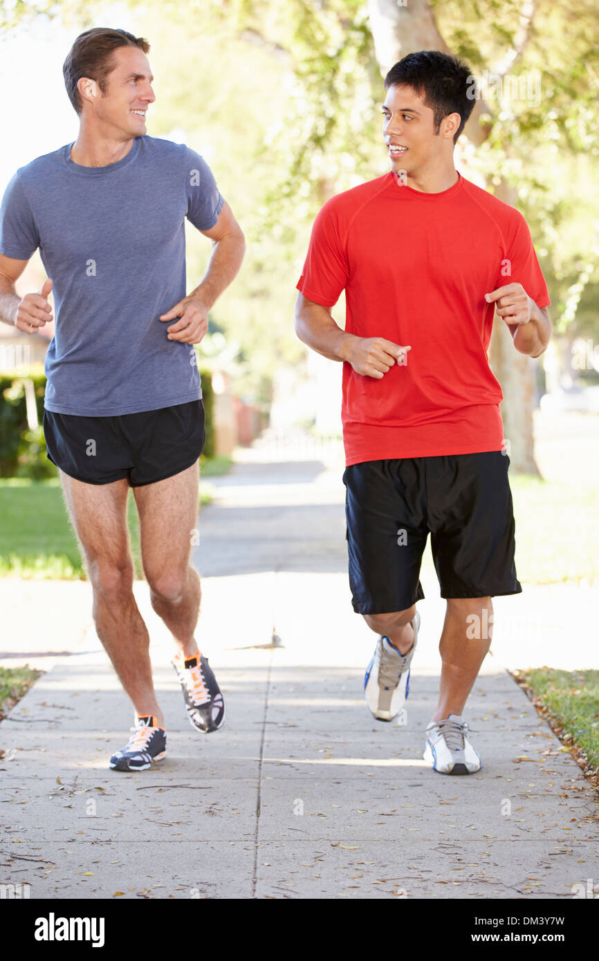 Male runners hi-res stock photography and images - Alamy