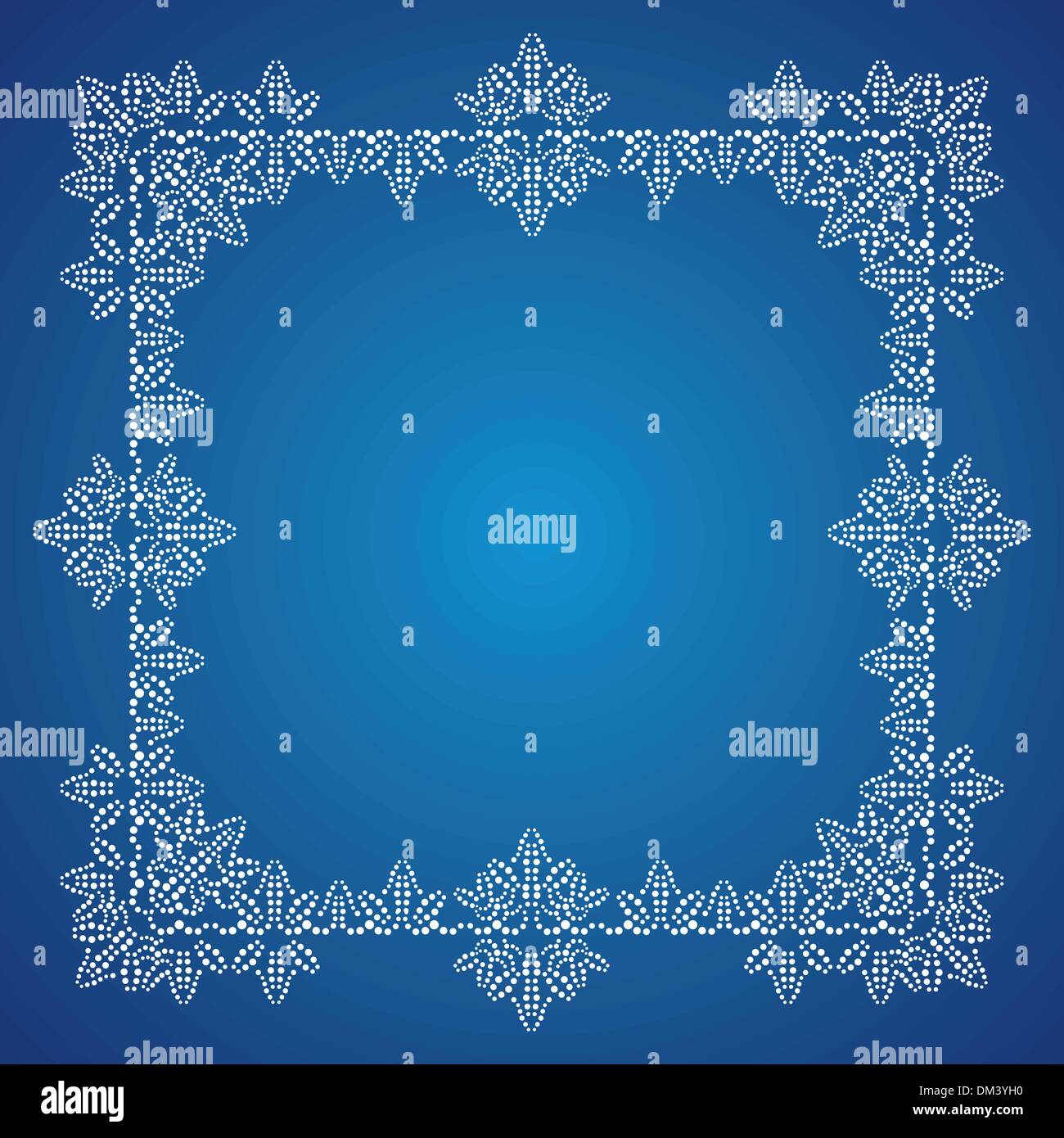 Detailed frosty Christmas frame Stock Vector Image & Art - Alamy