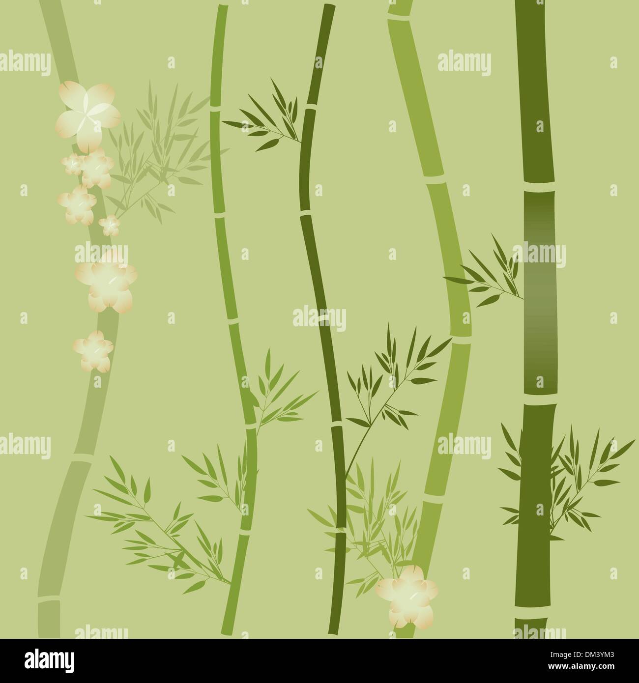Background with bamboo . Vector illustration Stock Vector Image & Art ...