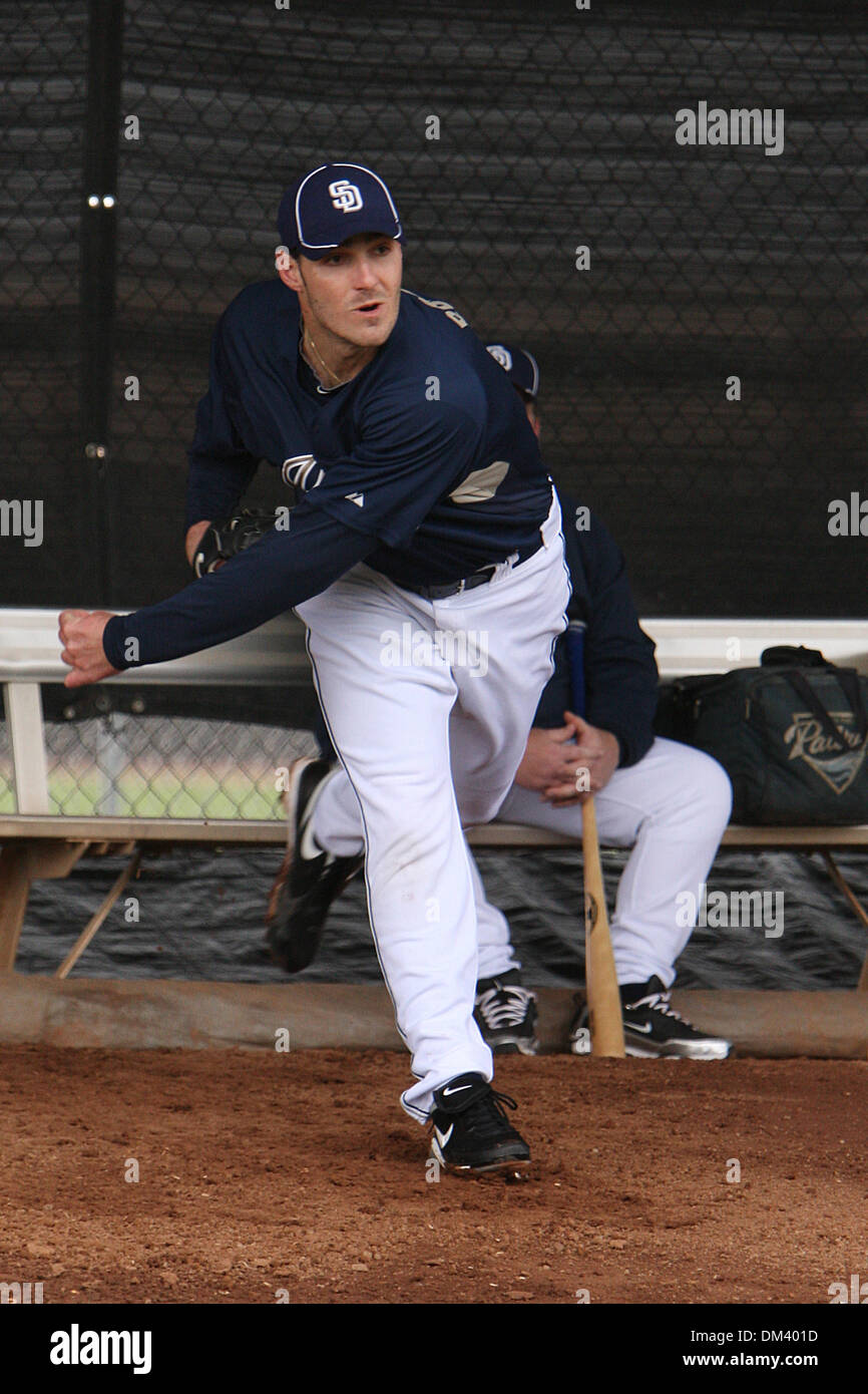 Padres left hander Aaronn Poreda throws during the San Diego Padres ...