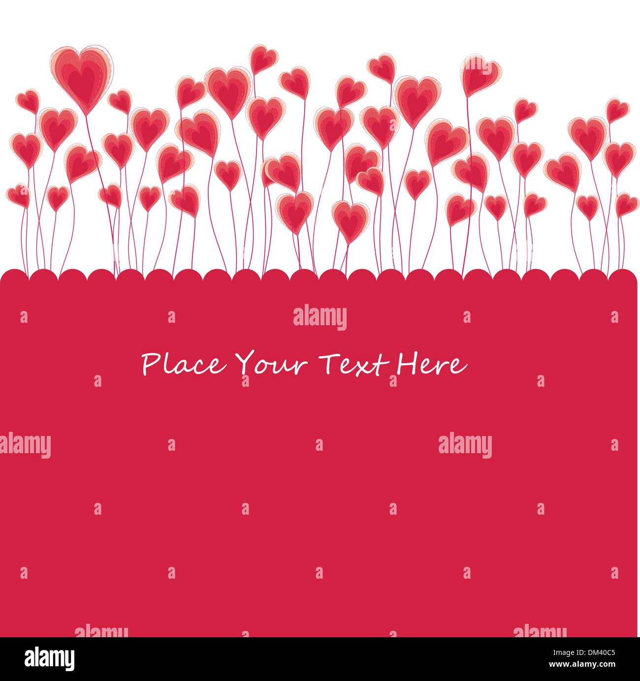 hearts background vector Stock Vector Image & Art - Alamy