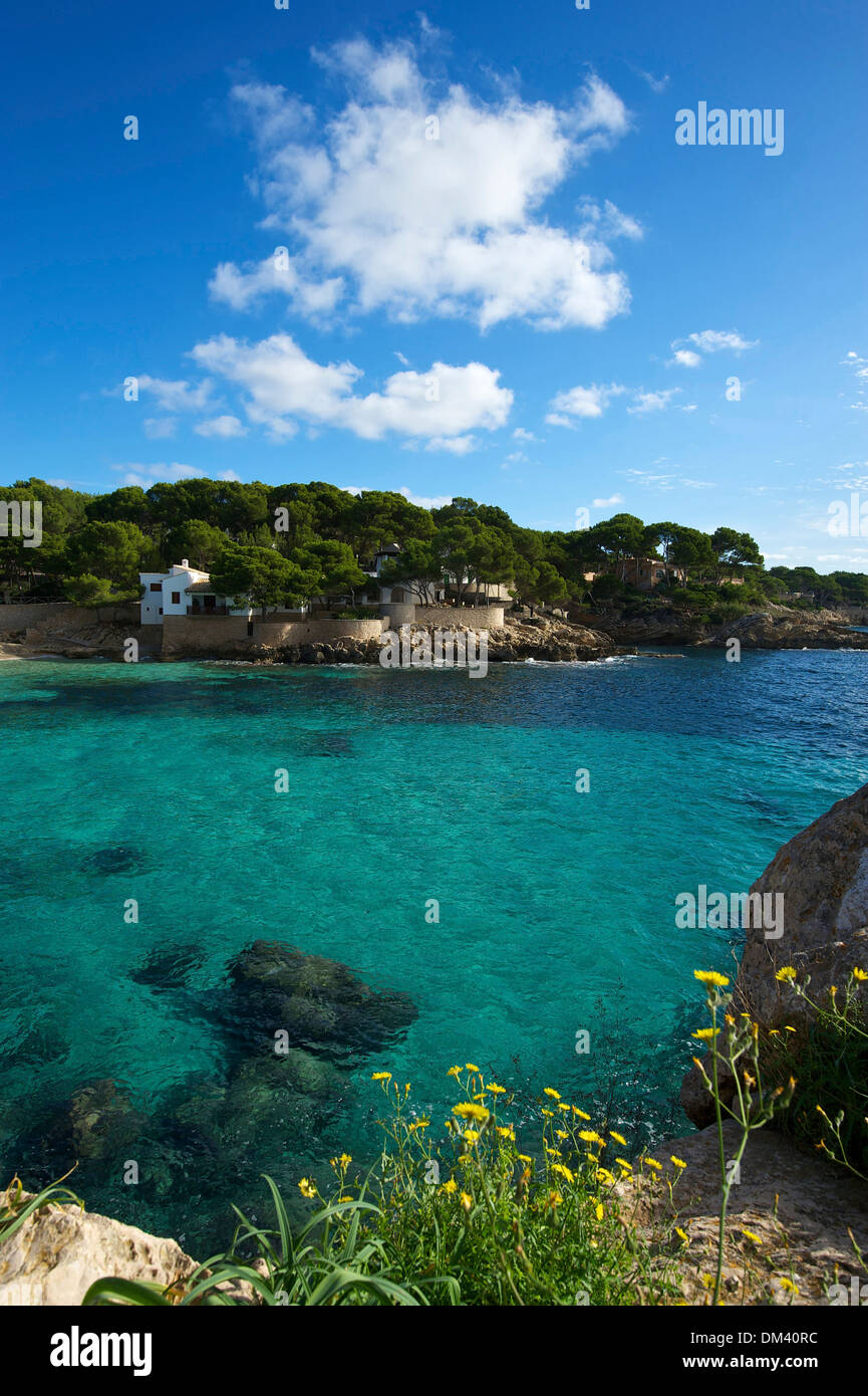 Balearic Islands Majorca Spain Europe Cala Gat Cala Ratjada bay coast ...