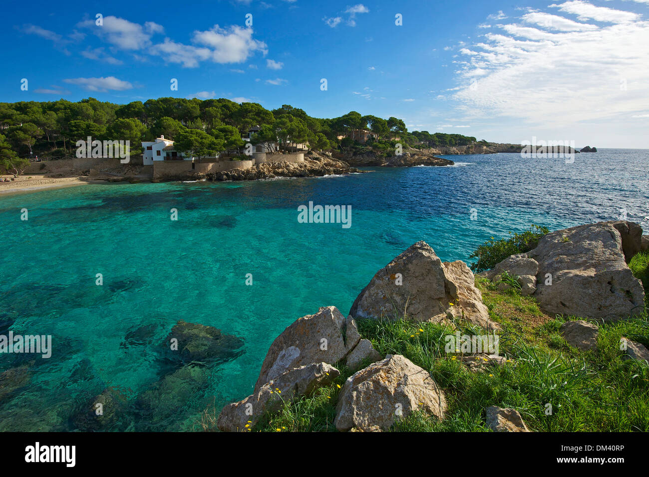 Balearic Islands Majorca Spain Europe Cala Gat Cala Ratjada bay coast ...