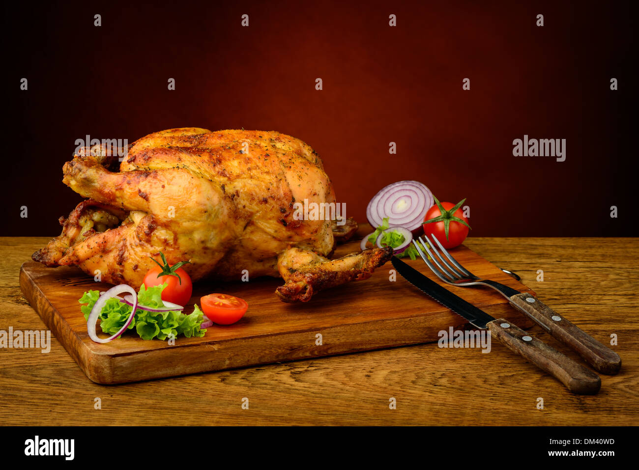 Roasted chicken meat hi-res stock photography and images - Alamy