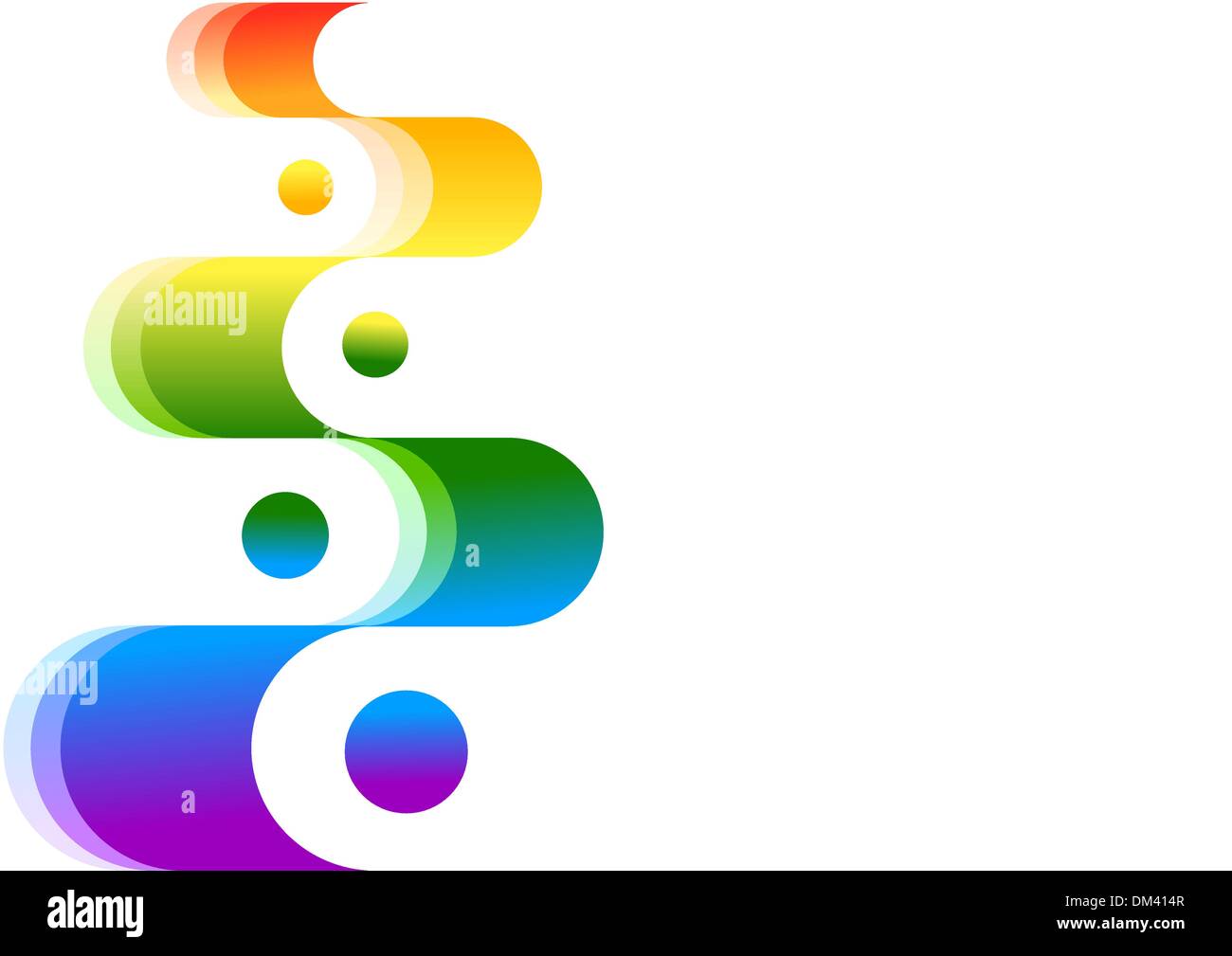 Abstract clean vector wave background Cut Out Stock Images & Pictures ...