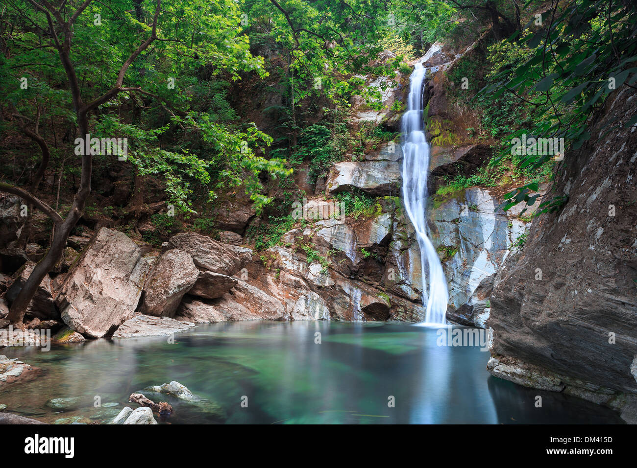 Small lake surrounded trees hi-res stock photography and images - Alamy