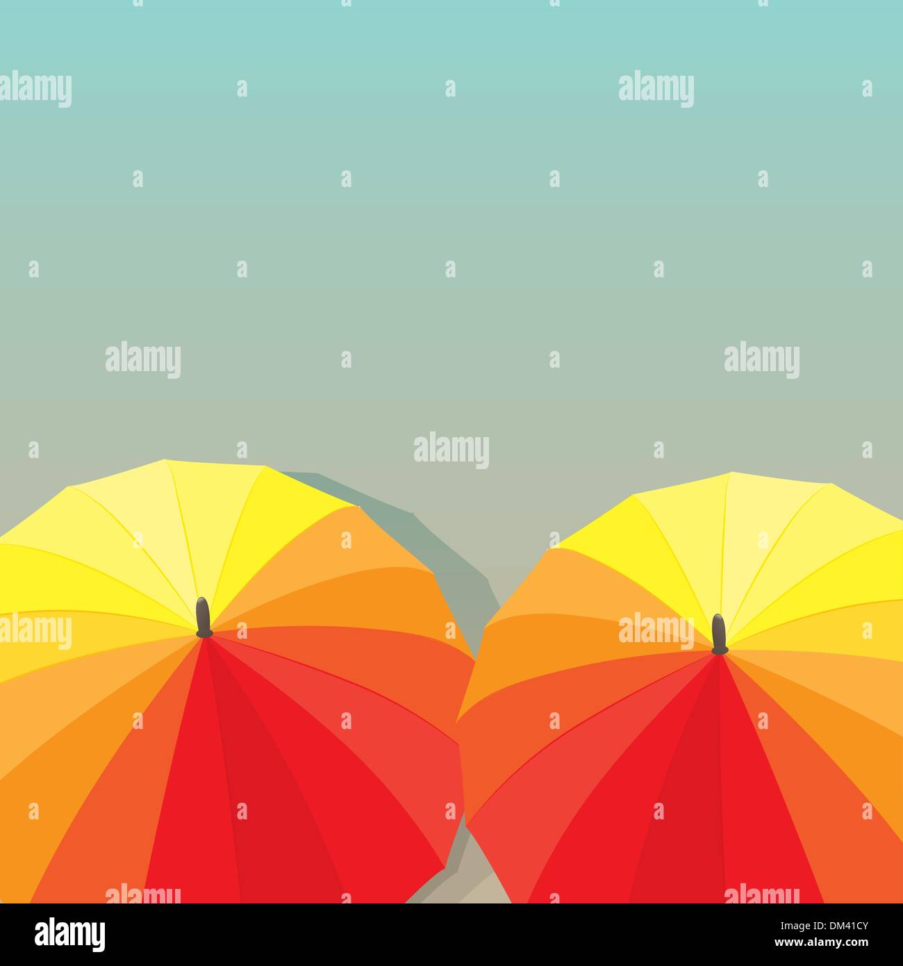 Umbrellas. Vector illustration Stock Vector Image & Art - Alamy