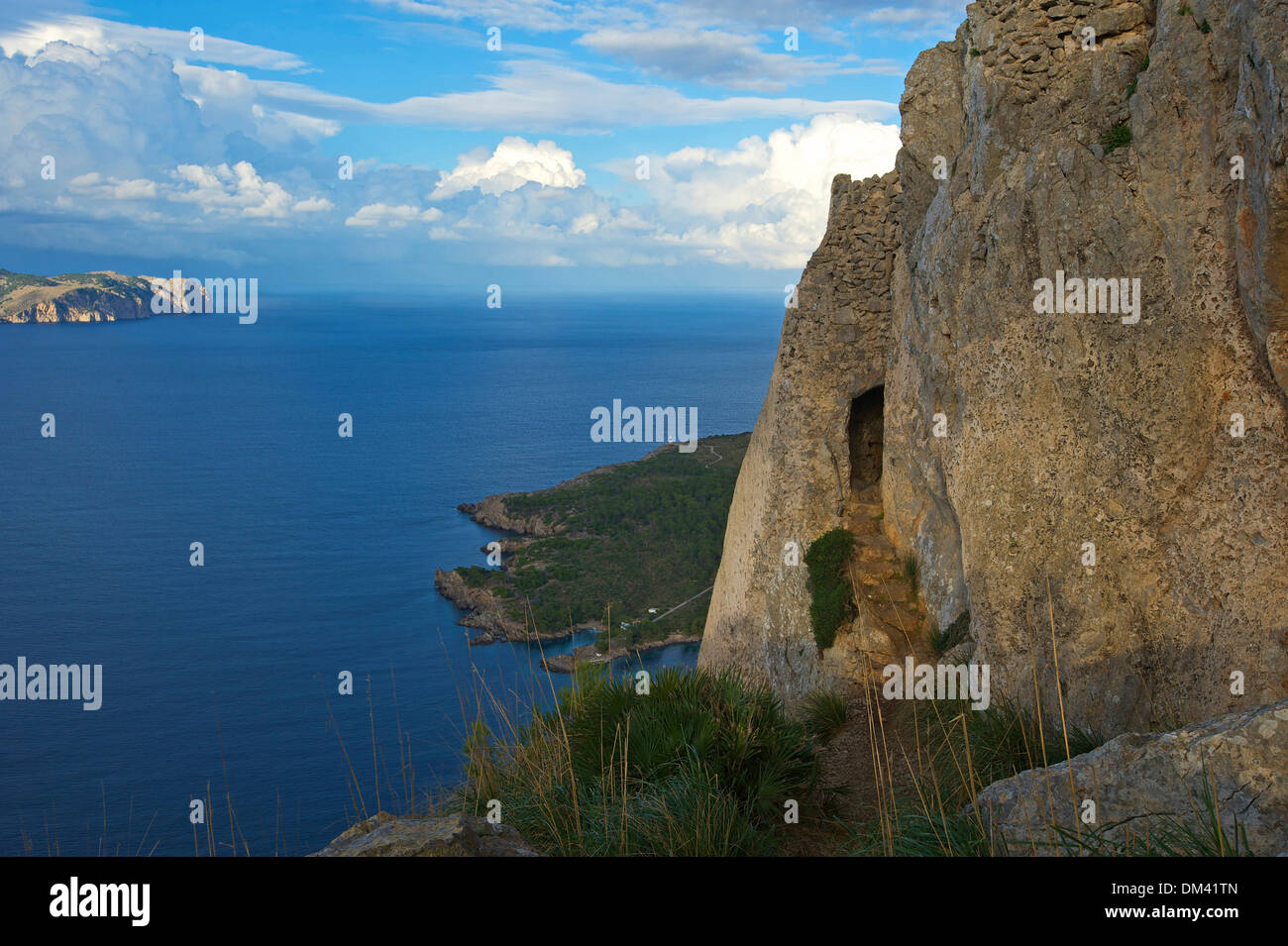 Balearic Islands Majorca Spain Europe cliff coast coast seashore ...