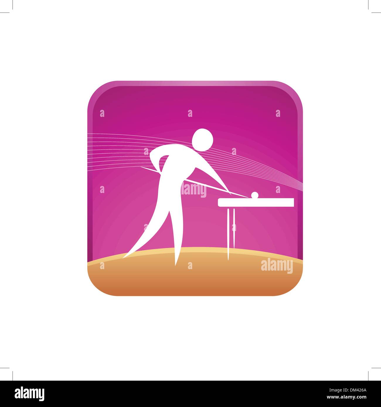 Pool balls stick Cut Out Stock Images & Pictures - Alamy