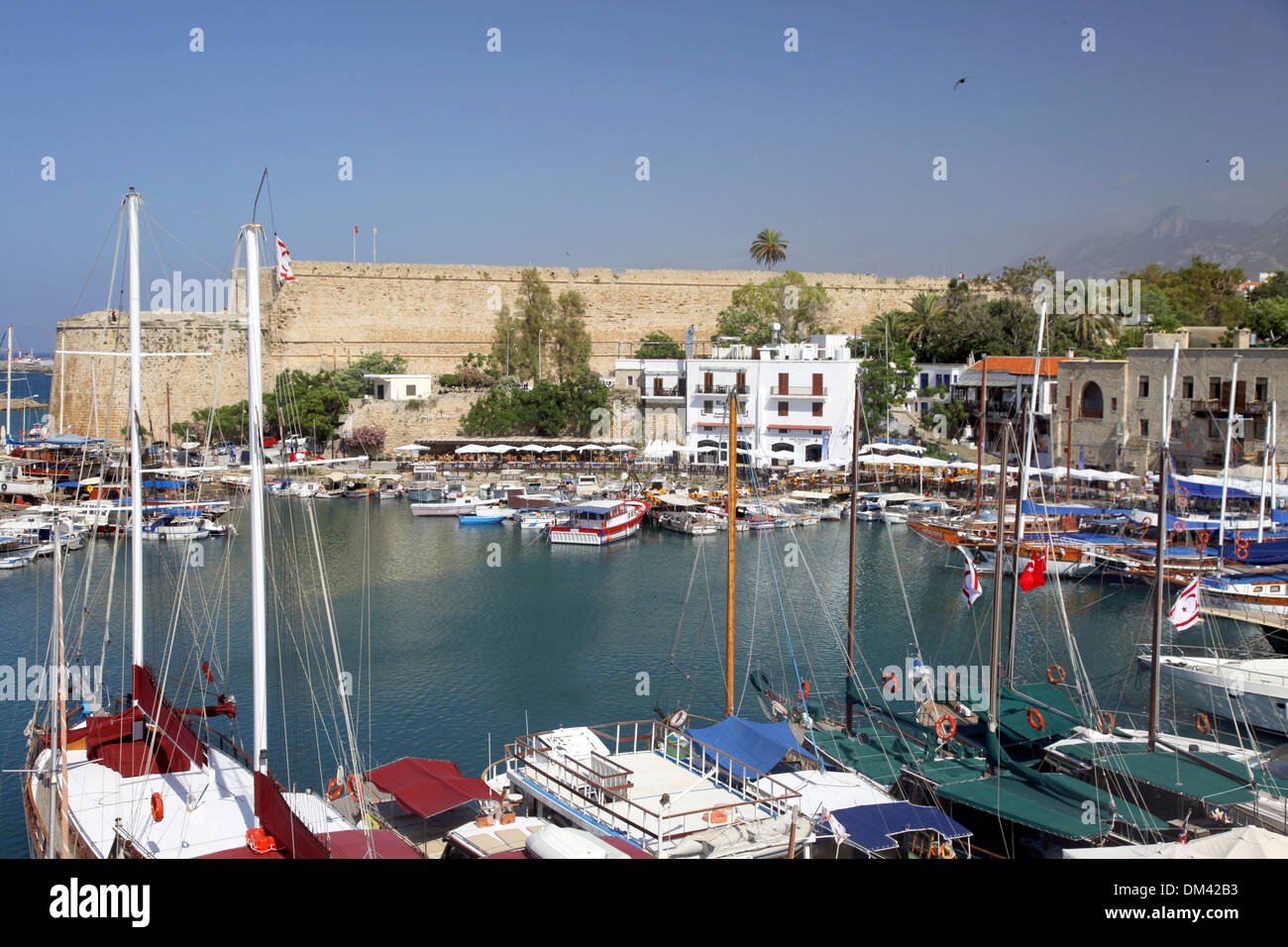 BOATS IN HARBOUR KYRENIA NORTHERN CYPRUS 25 May 2013 Stock Photo - Alamy