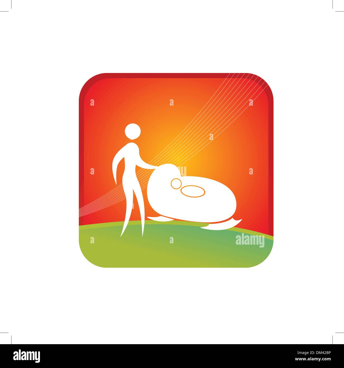 Baby and mother sleeping Stock Vector Images - Alamy