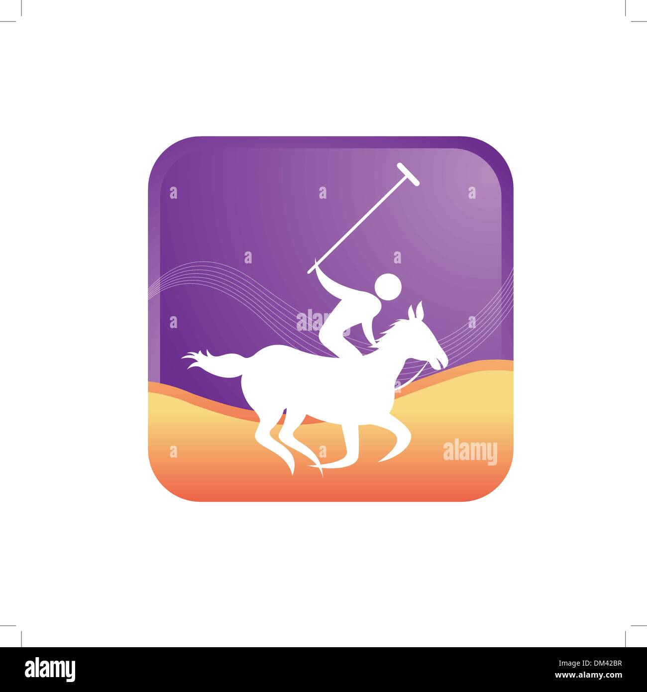Polo game Stock Vector Images - Alamy
