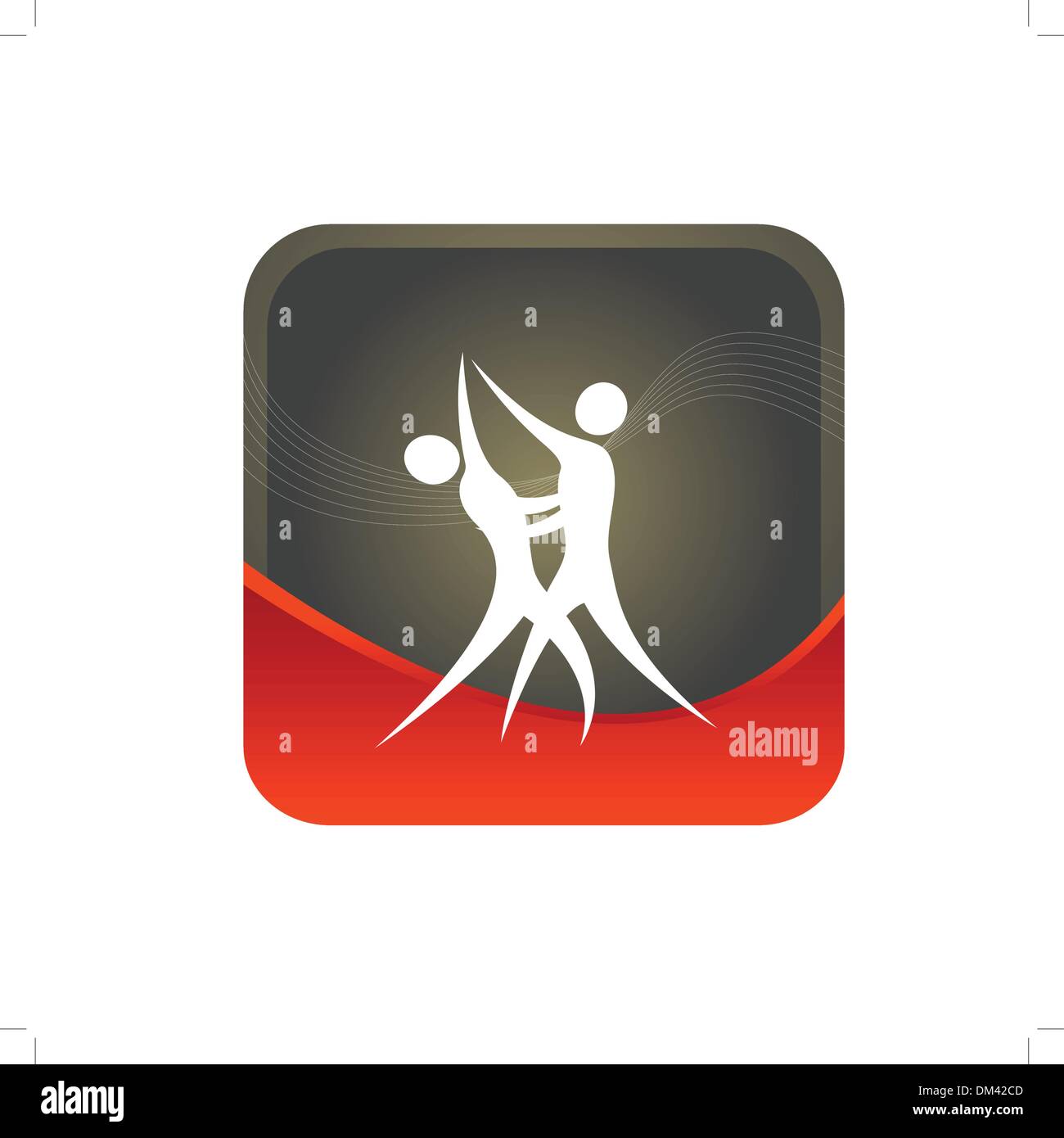 Romantic ballet illustration Stock Vector Images - Alamy