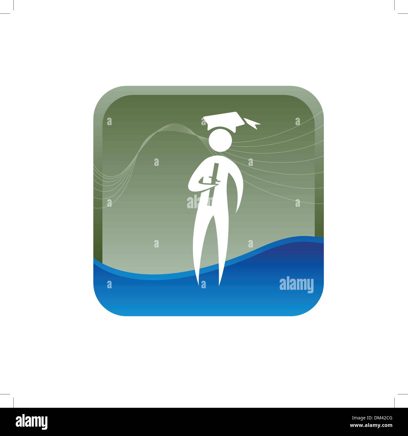 Diploma degree graduation in Stock Vector Images - Alamy