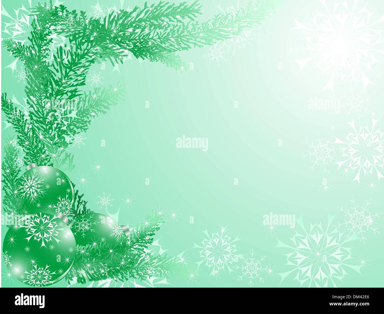 Fir tree background green Stock Vector Images - Alamy