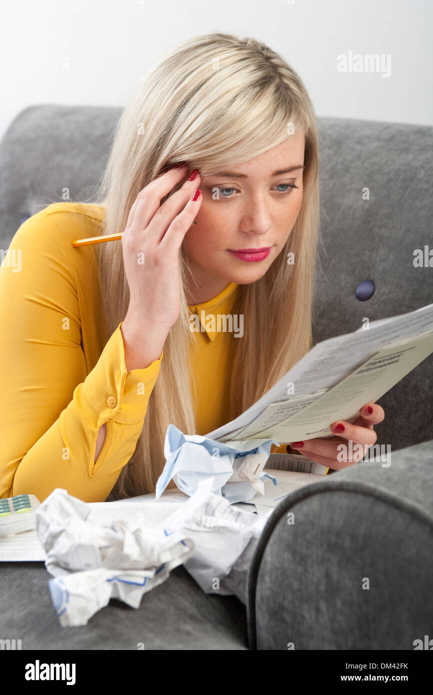 Young girl lying on front hi-res stock photography and images - Alamy