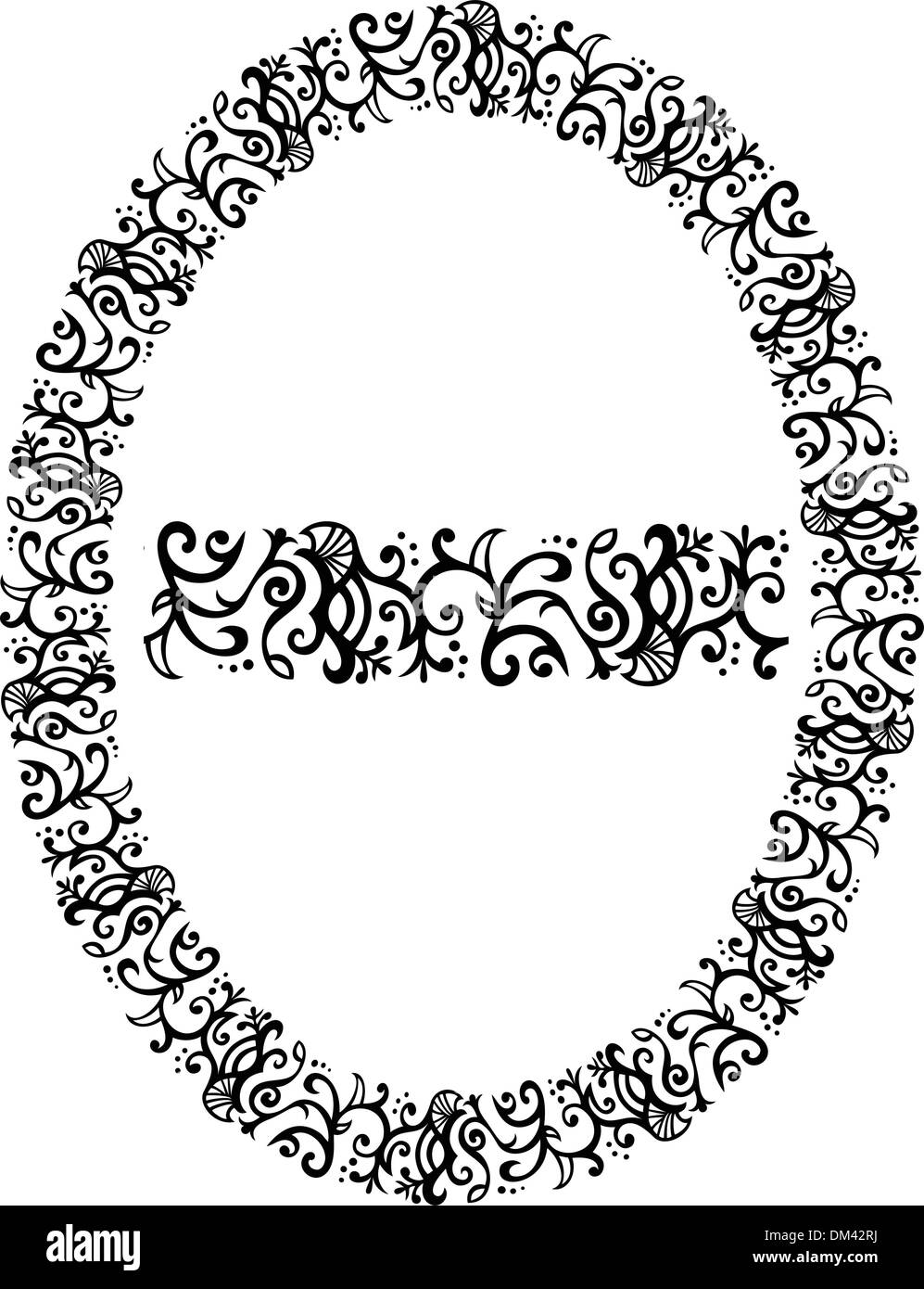 Filigree seamless vector border Stock Vector Image & Art - Alamy