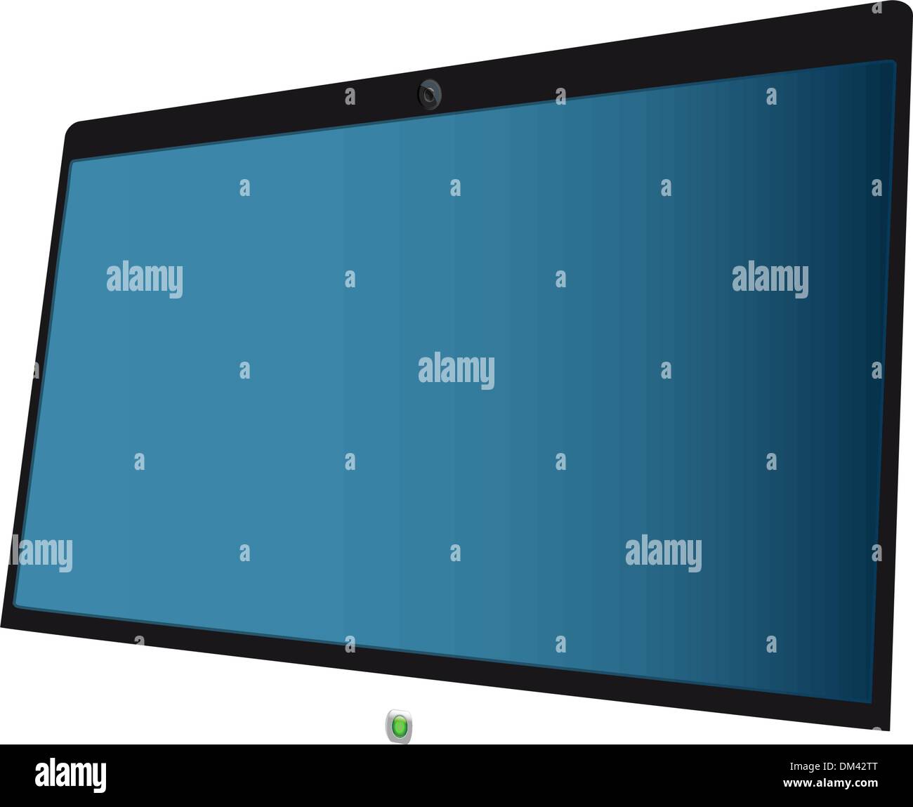 LCD monitor. Vector Illustration. EPS8 Stock Vector Image & Art - Alamy