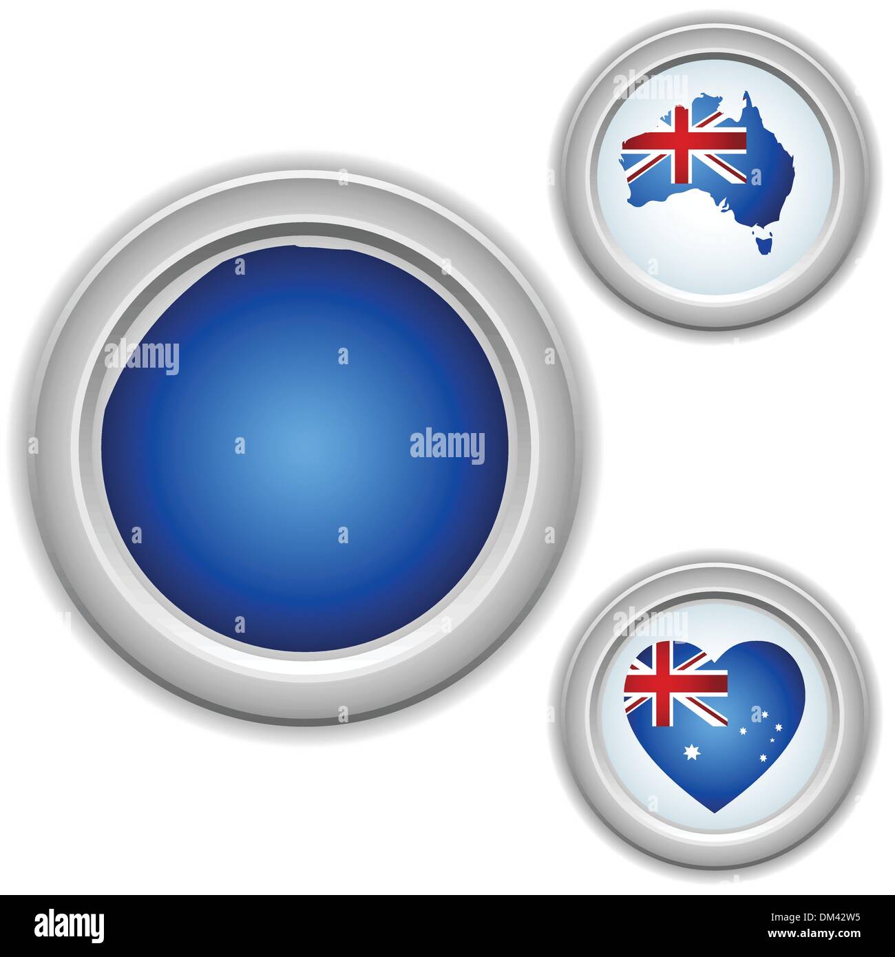 Flag australia red white Stock Vector Images - Alamy