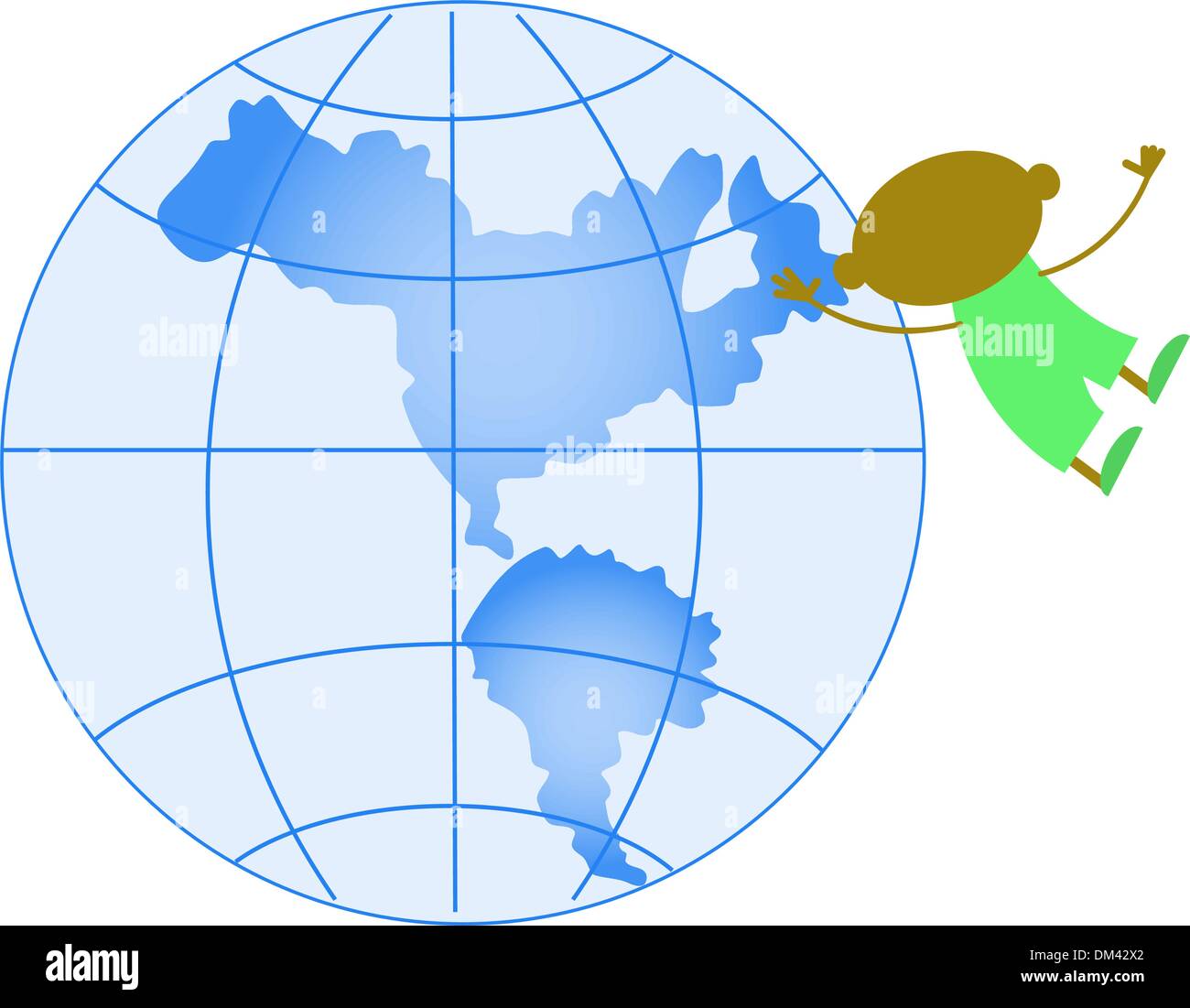 Children friendship ethnicity Stock Vector Images - Alamy