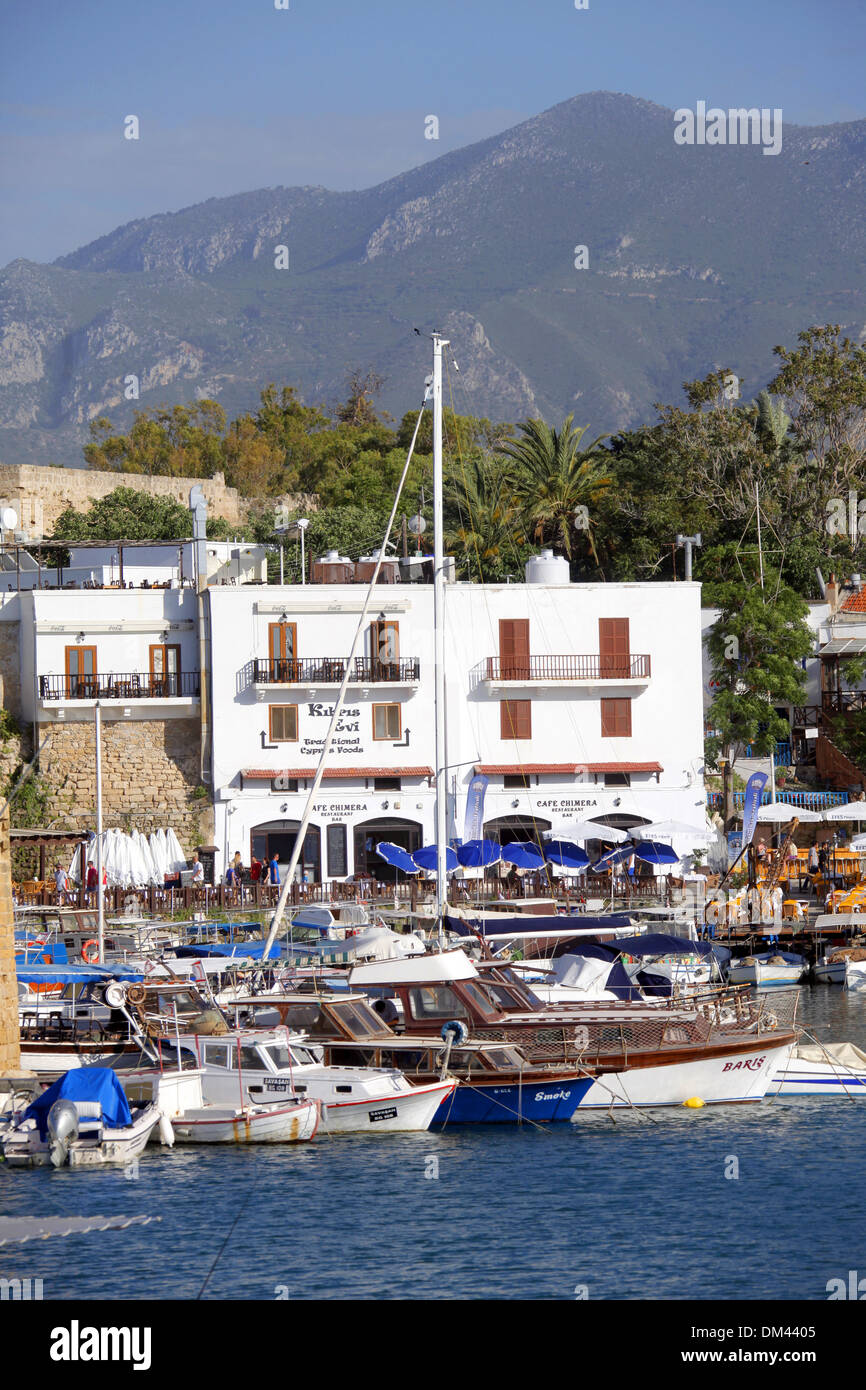 BOATS IN HARBOUR KYRENIA NORTHERN CYPRUS 25 May 2013 Stock Photo - Alamy