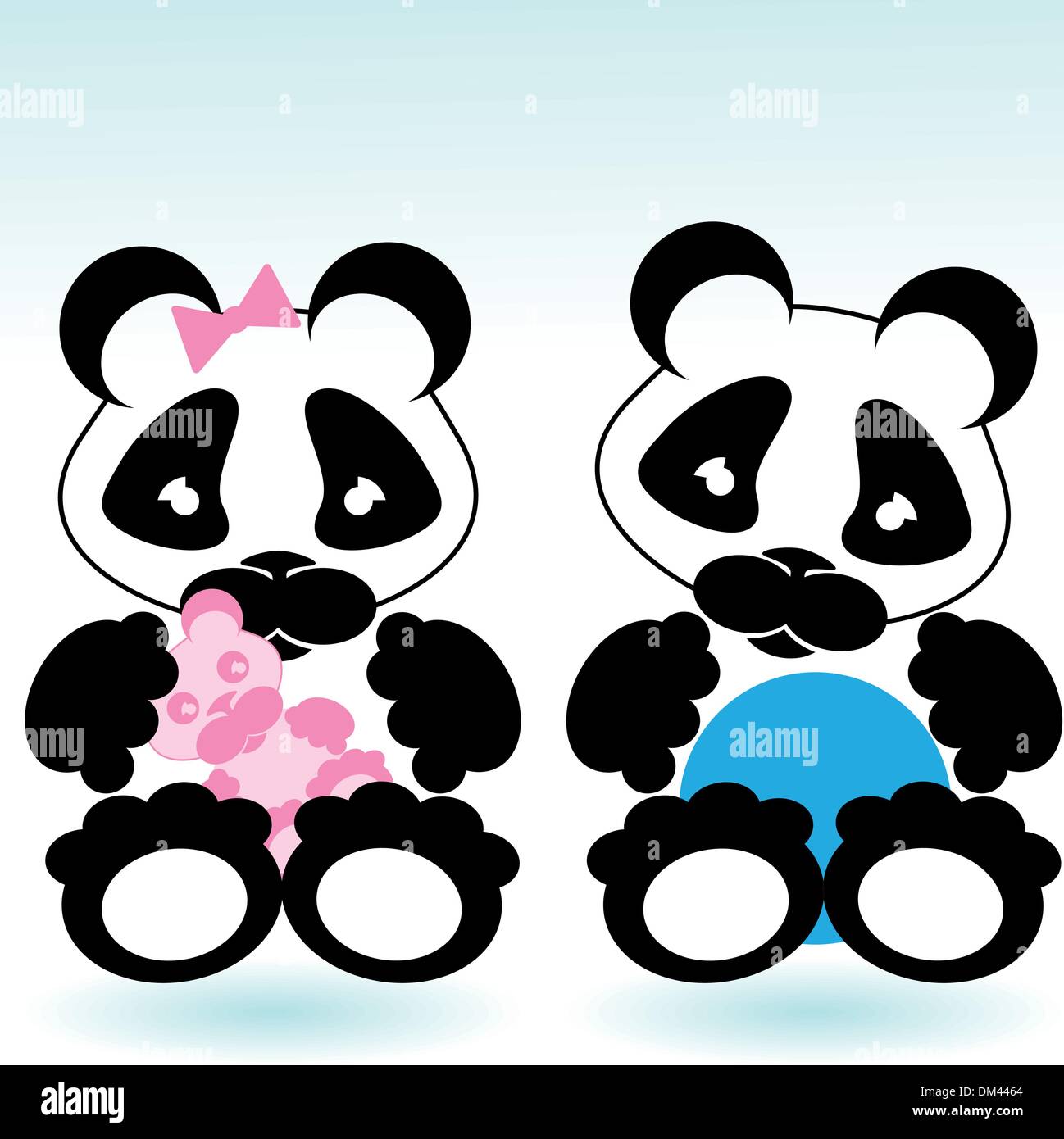 Baby Boy Panda Clipart