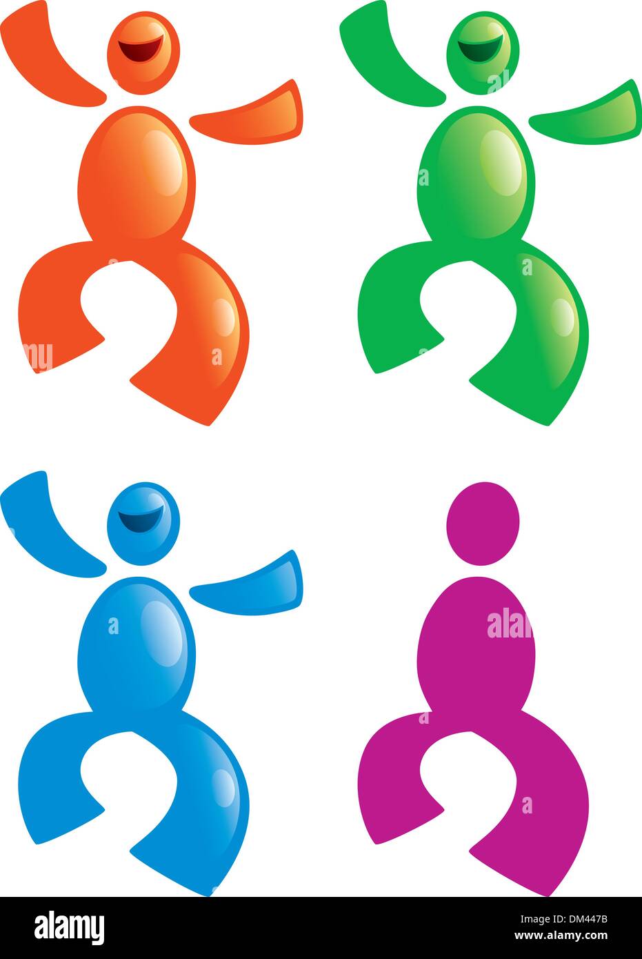 happy little man Stock Vector Image & Art - Alamy