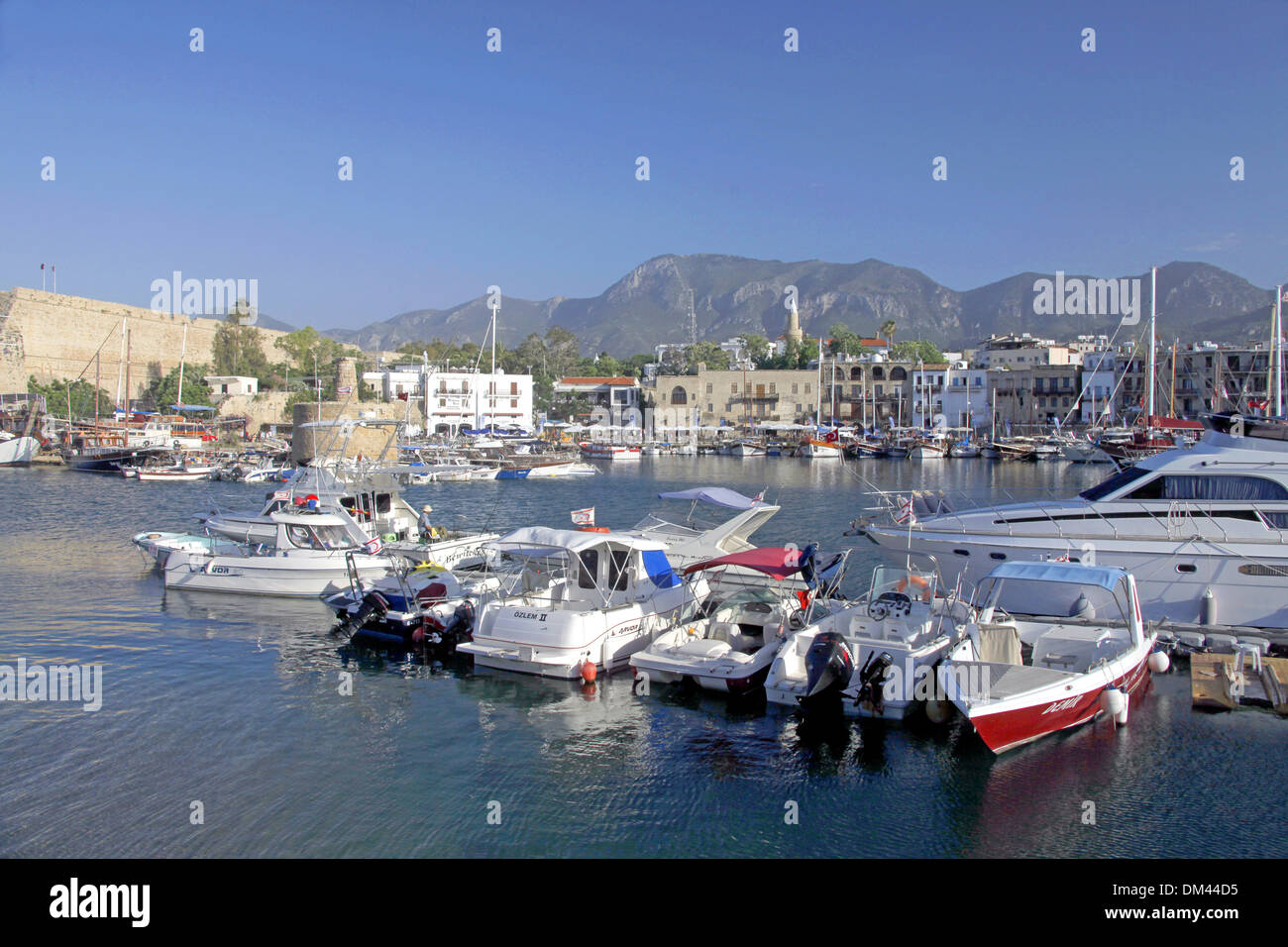 BOATS IN HARBOUR KYRENIA NORTHERN CYPRUS 25 May 2013 Stock Photo - Alamy
