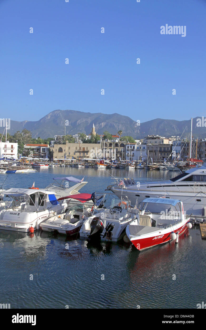 BOATS IN HARBOUR KYRENIA NORTHERN CYPRUS 25 May 2013 Stock Photo - Alamy