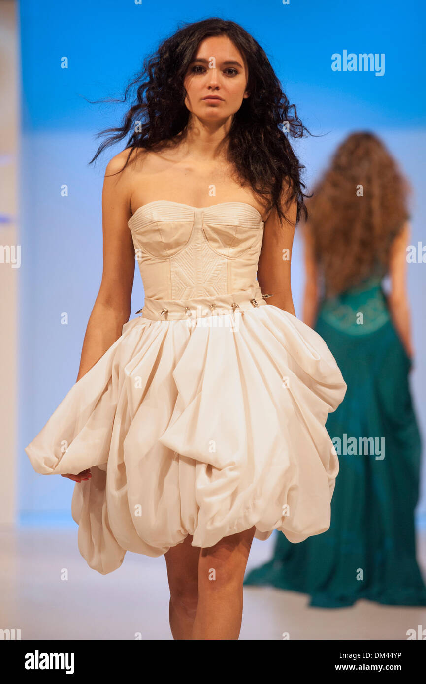 Fashion model during the Graduate Fashion Show, Clothes Show Live, NEC ...