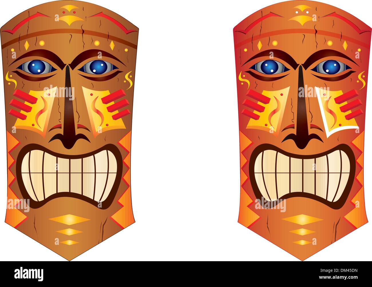 Totem vector vectors hi-res stock photography and images - Alamy