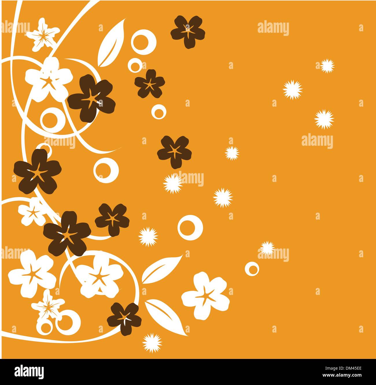 Floral art templates Stock Vector Images - Alamy