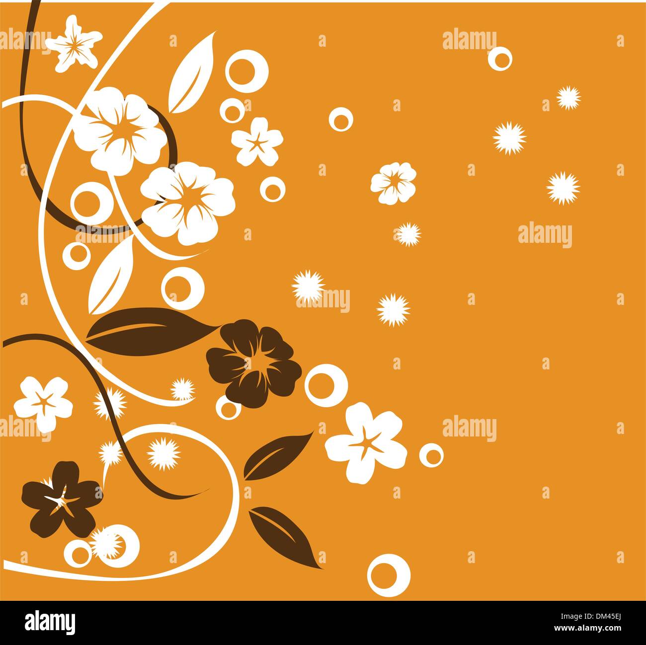 Floral wallpaper borders hi-res stock photography and images - Alamy