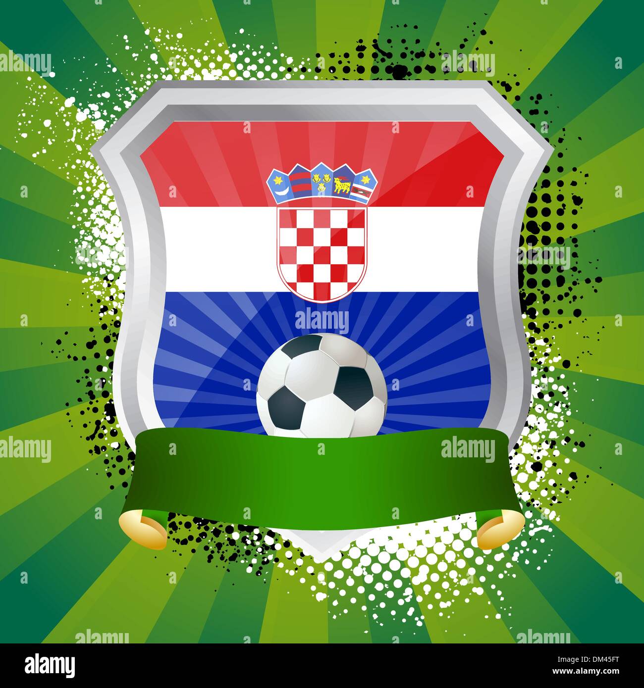 Shield with flag of Croatia Stock Vector Image & Art - Alamy