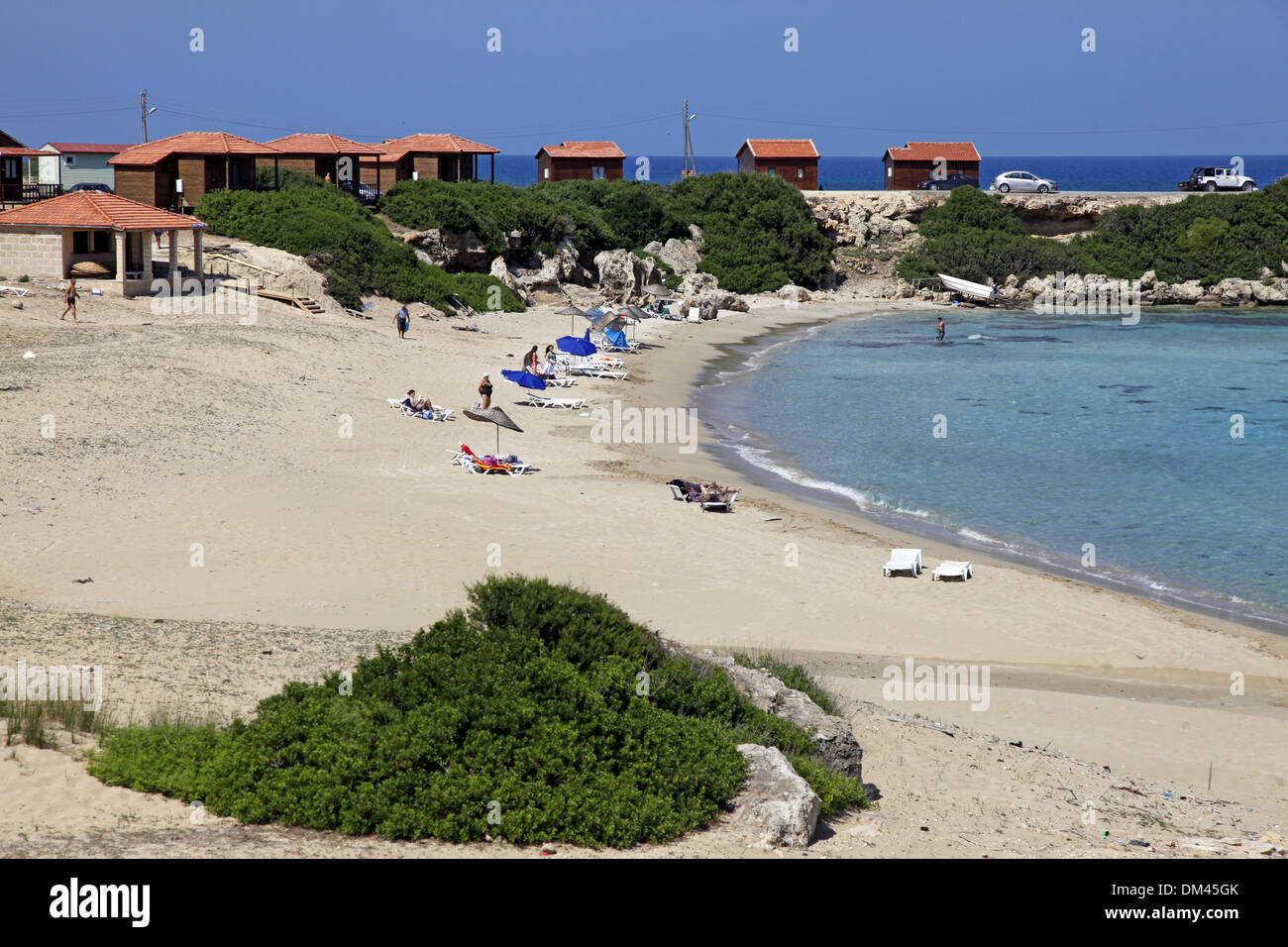 Sandy beach cyprus hi-res stock photography and images - Alamy