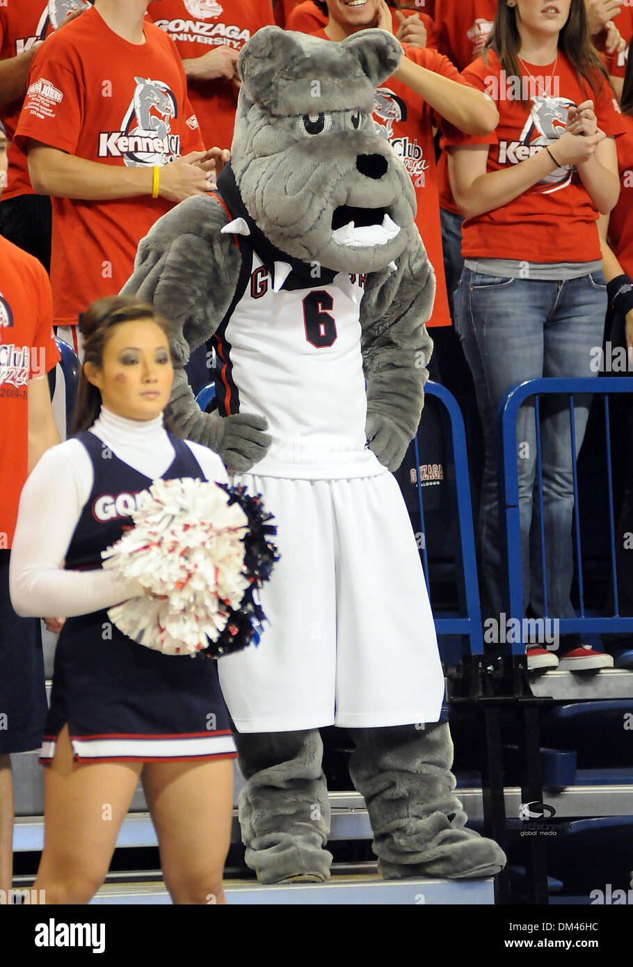 Gonzaga basketball mascot hi-res stock photography and images - Alamy