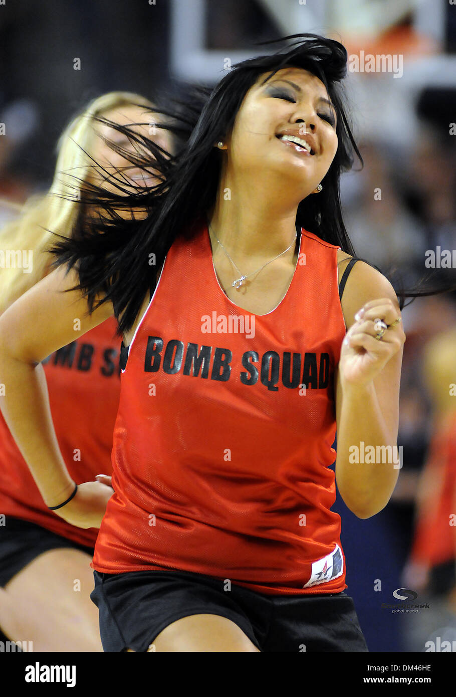 Gonzaga dance team the ''Boom Squad'' does a dance number during a NCAA ...