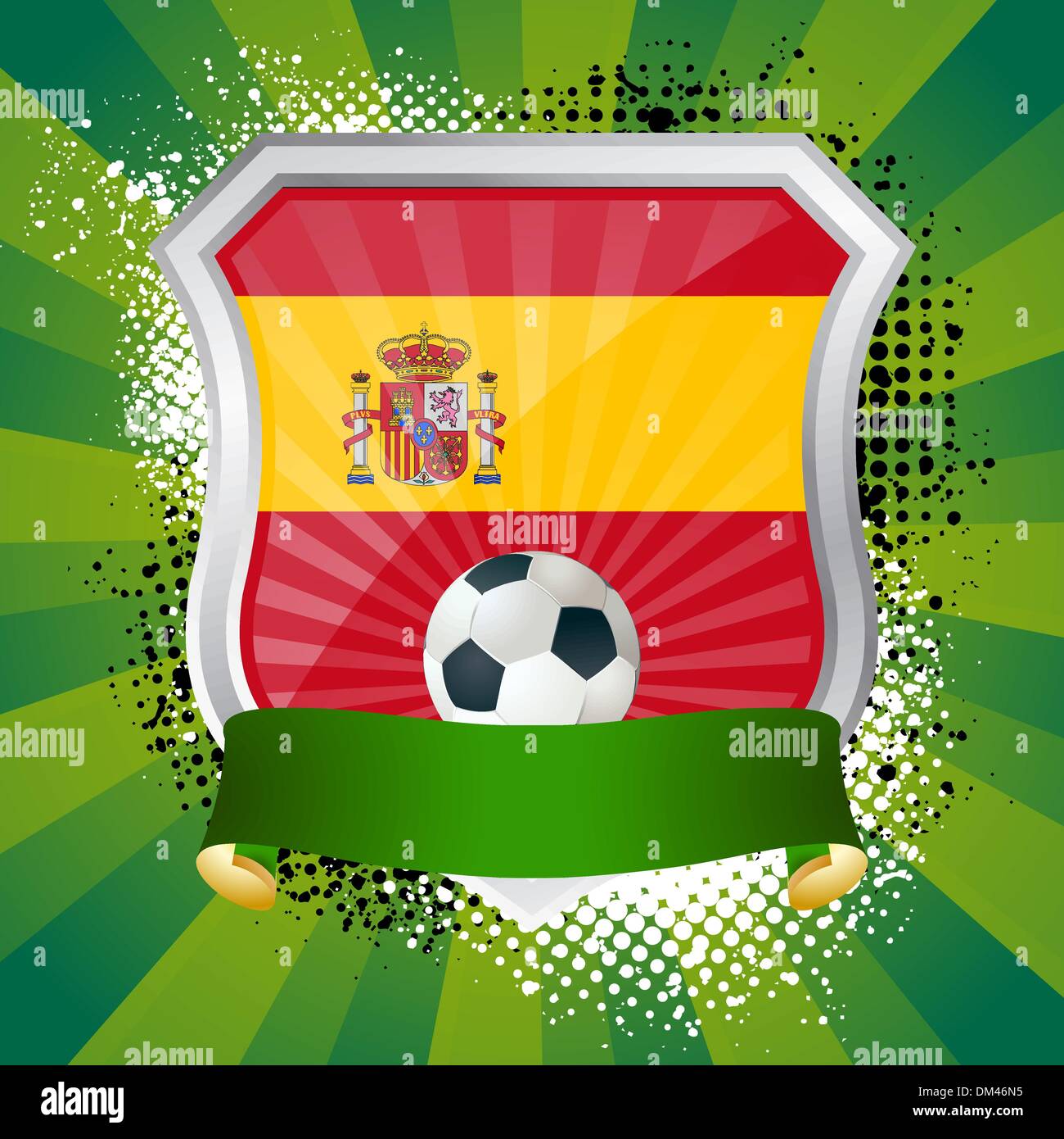 Spain national flag on Stock Vector Images - Alamy