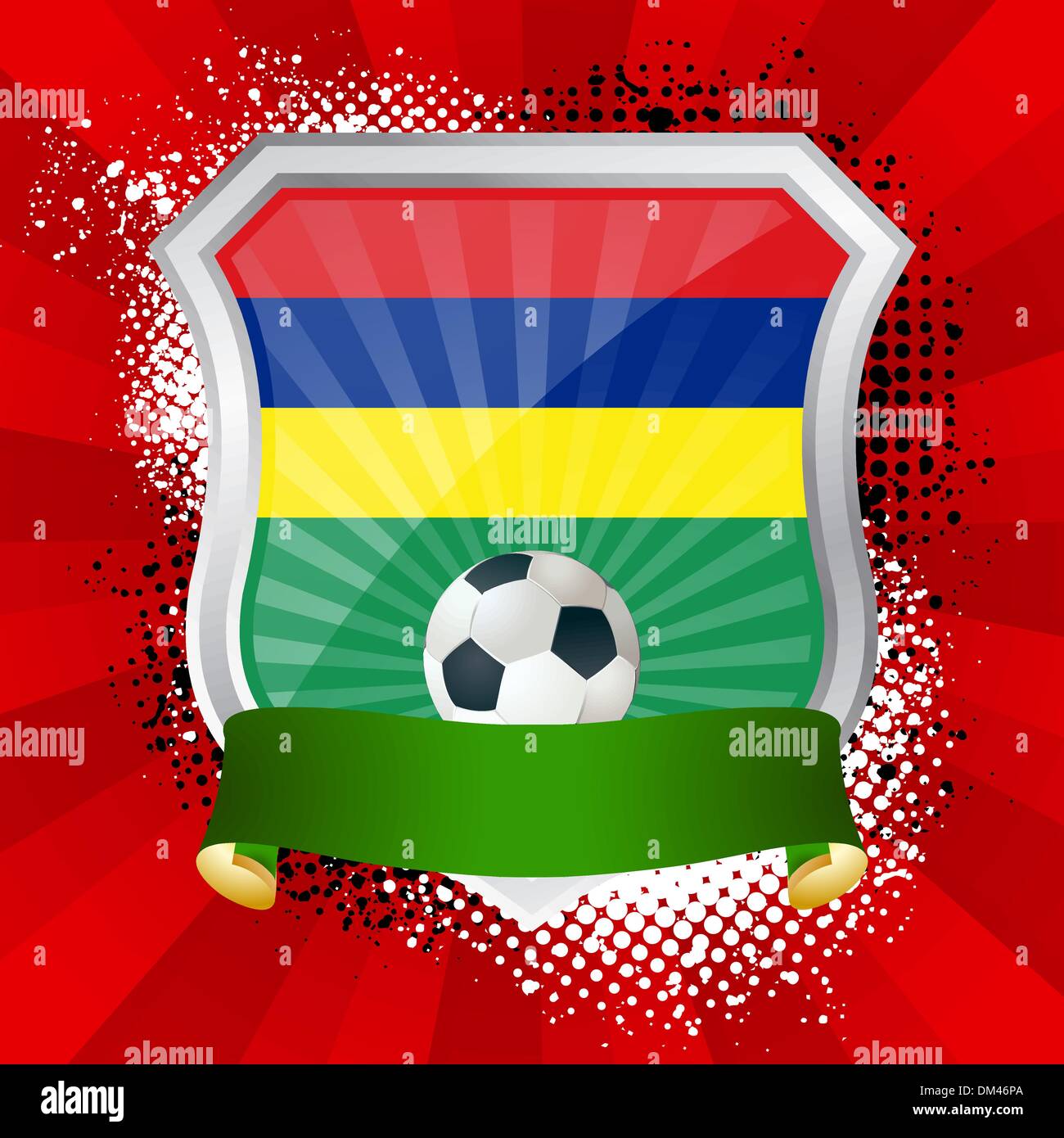 Flag country mauritius on Stock Vector Images - Alamy