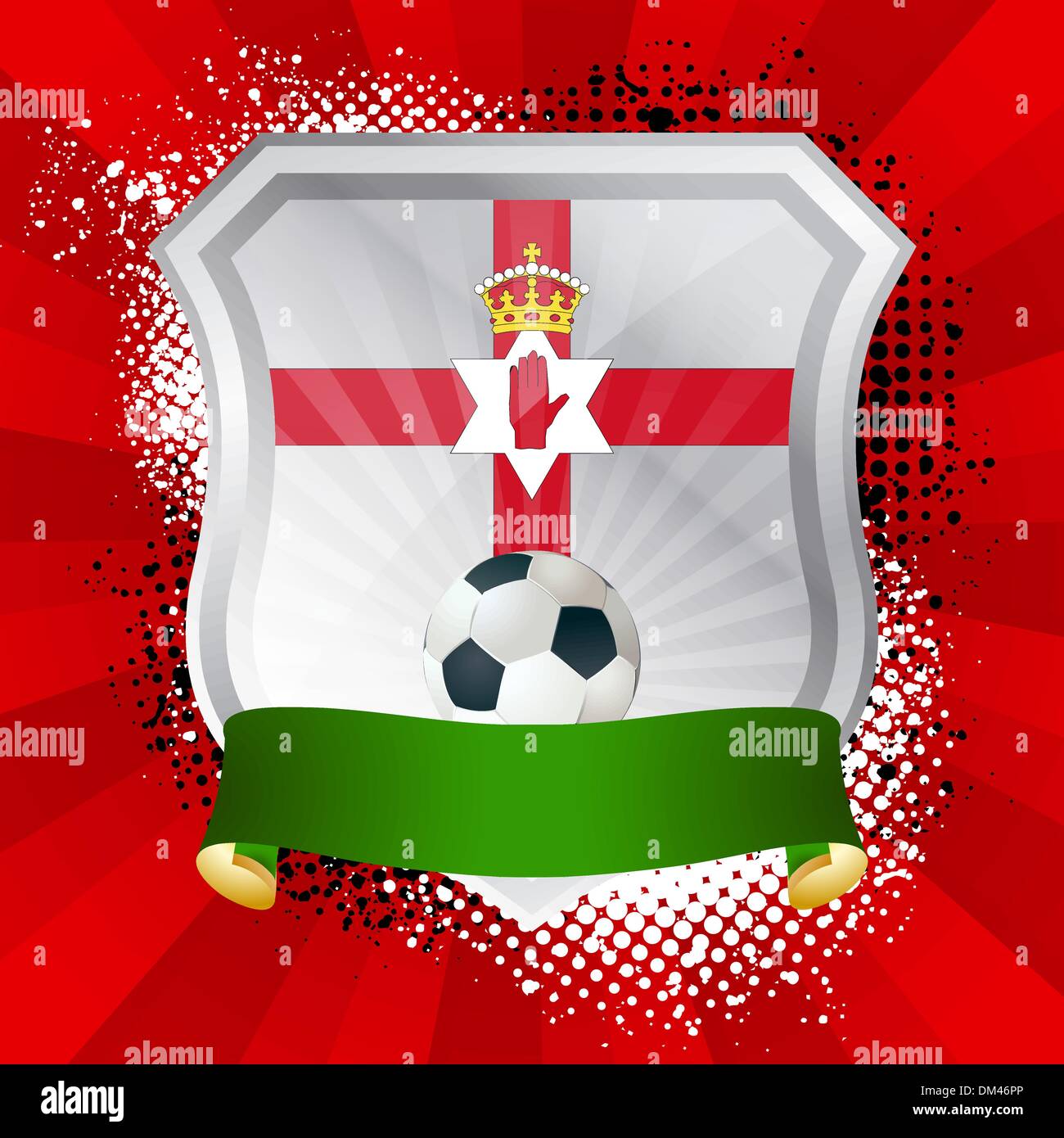 Ireland flag button isolated on Stock Vector Images - Alamy